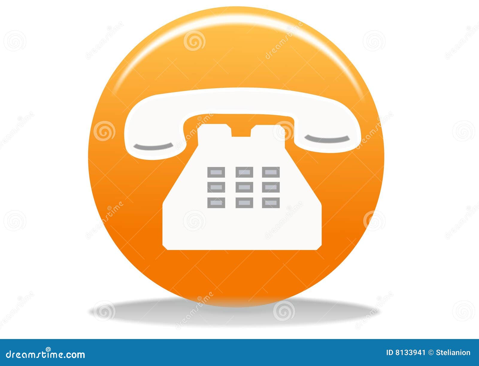 Phone icon stock illustration. Illustration of colorful - 8133941
