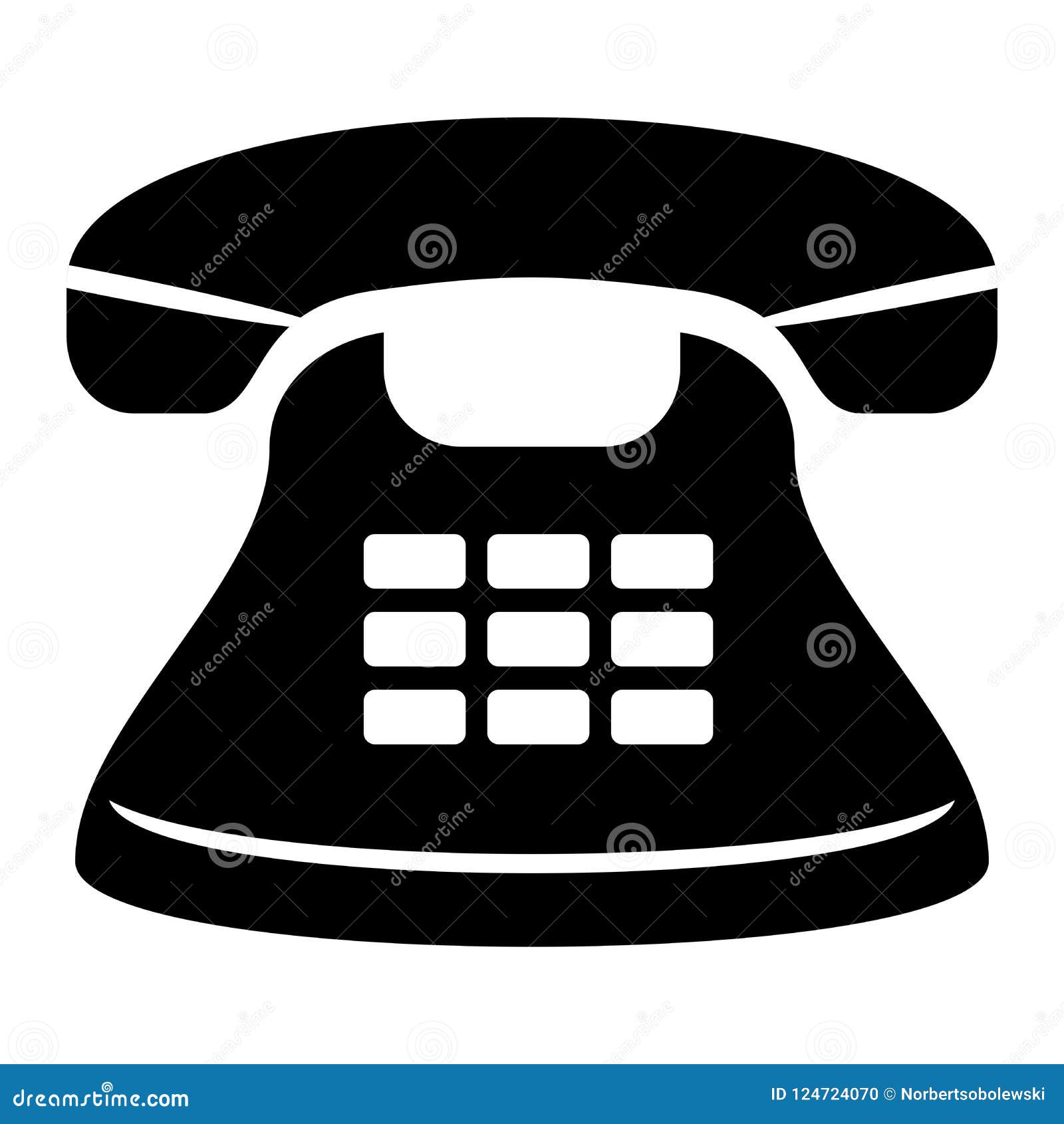 Landline phone icon. stock vector. Illustration of business - 124724070 Landline phone icon. stock vector. Illustration of business - 124724070