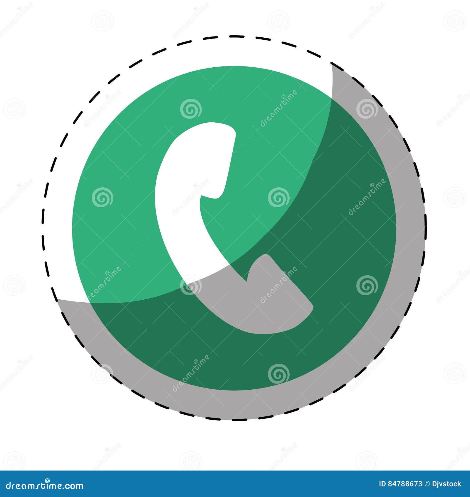 Phone Icon Button Thumbnail Stock Illustration - Illustration of ...