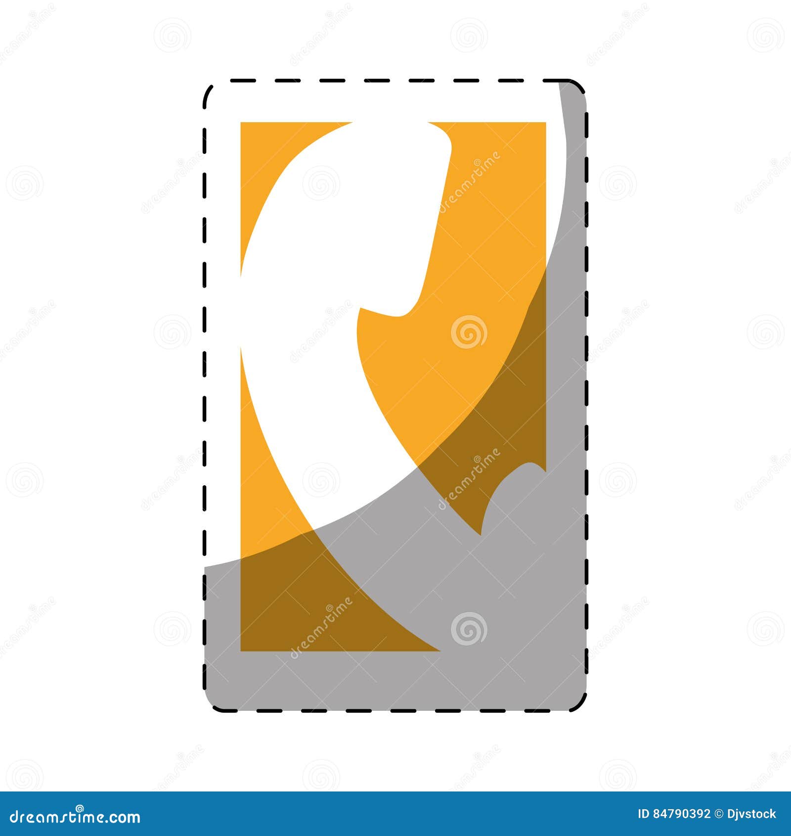 Phone Icon Button Thumbnail Stock Illustration - Illustration of ...