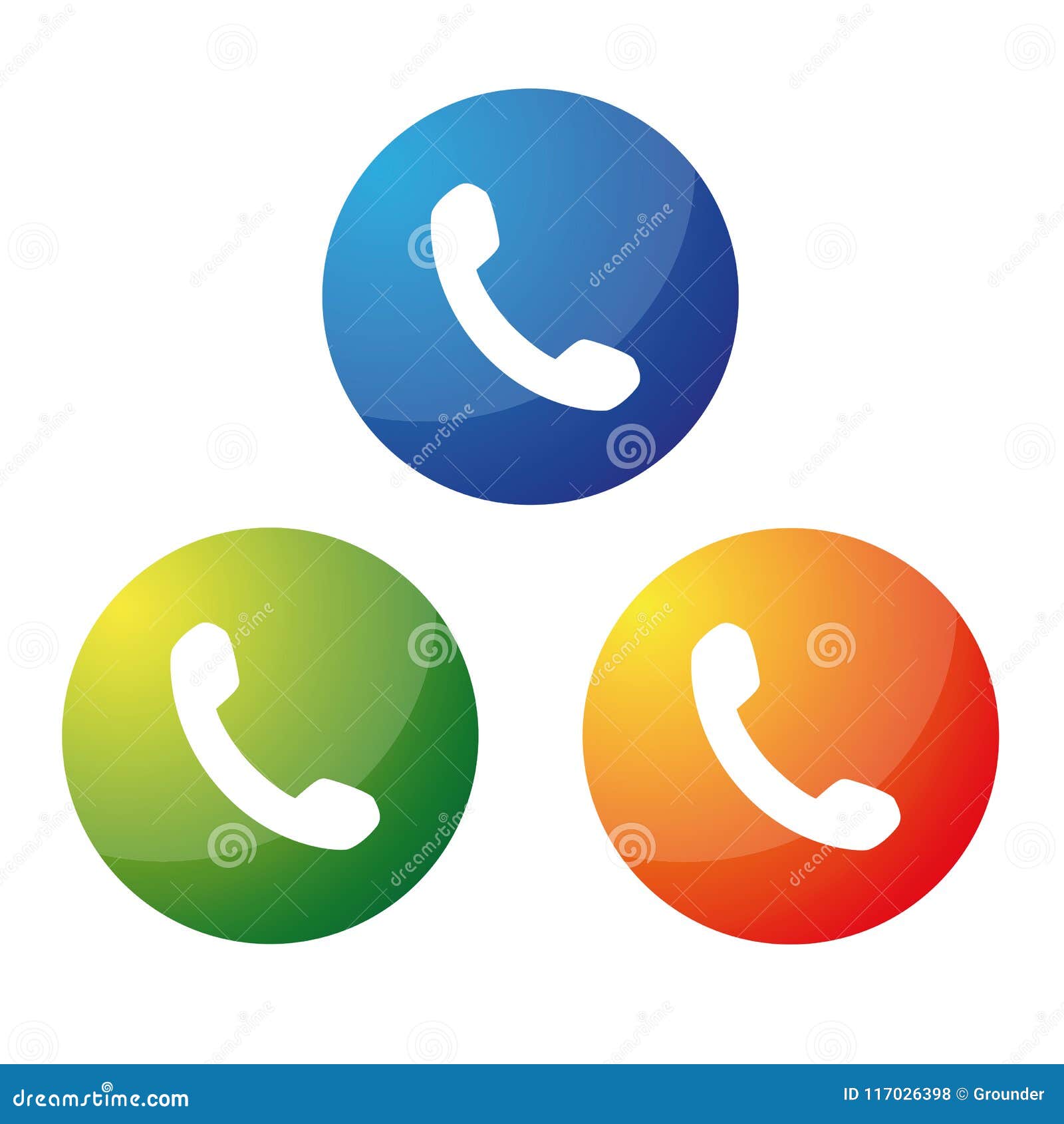 Phone icon button stock vector. Illustration of sign - 117026398