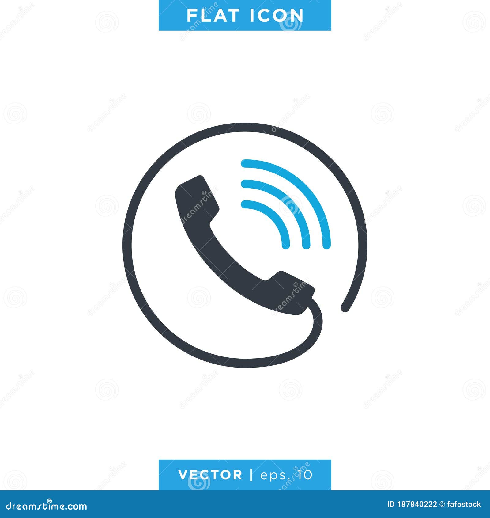 Phone icon design template stock vector. Illustration of clean - 187840222