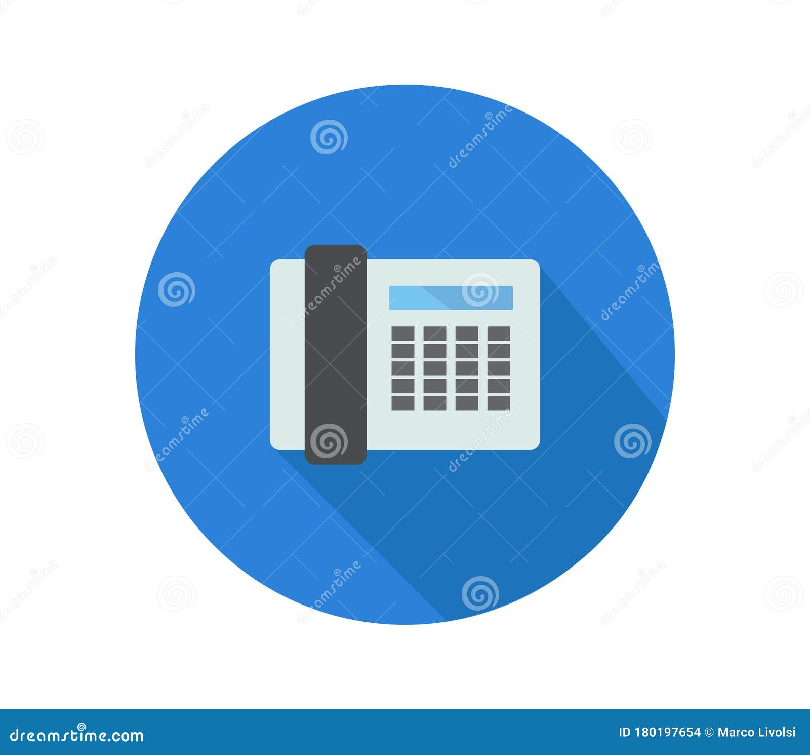Phone Icon Illustrated in Vector on White Background Stock Illustration ...