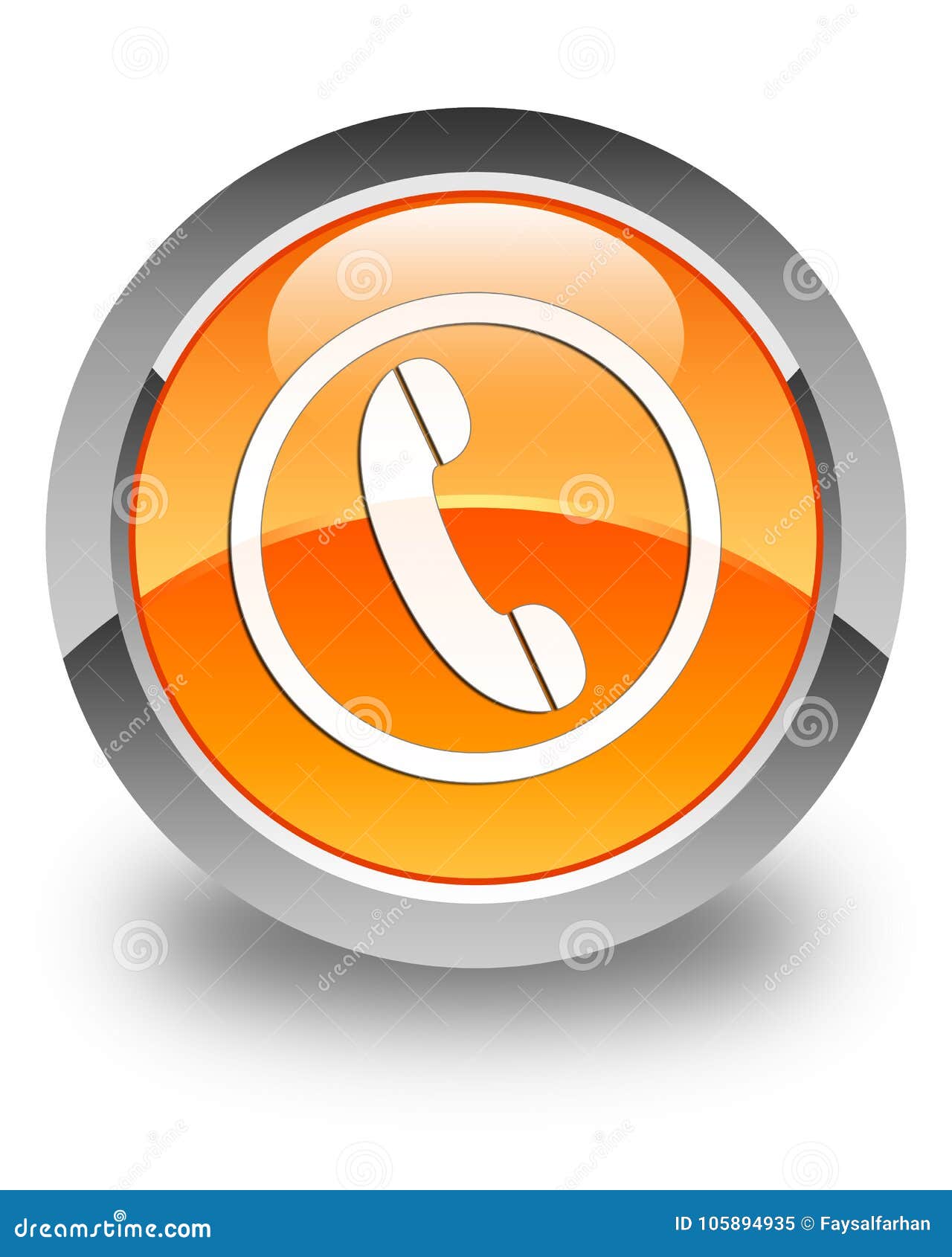 Phone Icon Glossy Orange Round Button Stock Illustration - Illustration ... Phone Icon Glossy Orange Round Button Stock Illustration - Illustration ...