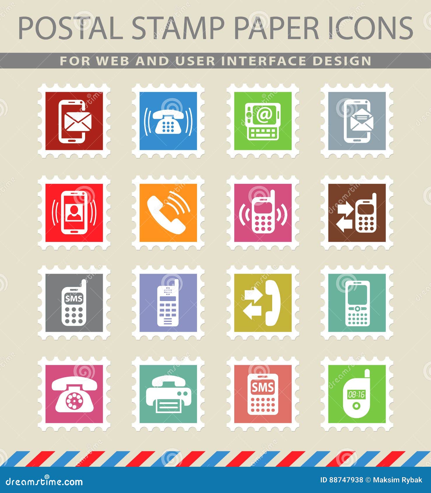 Phone icon set stock illustration. Illustration of letter - 88747938