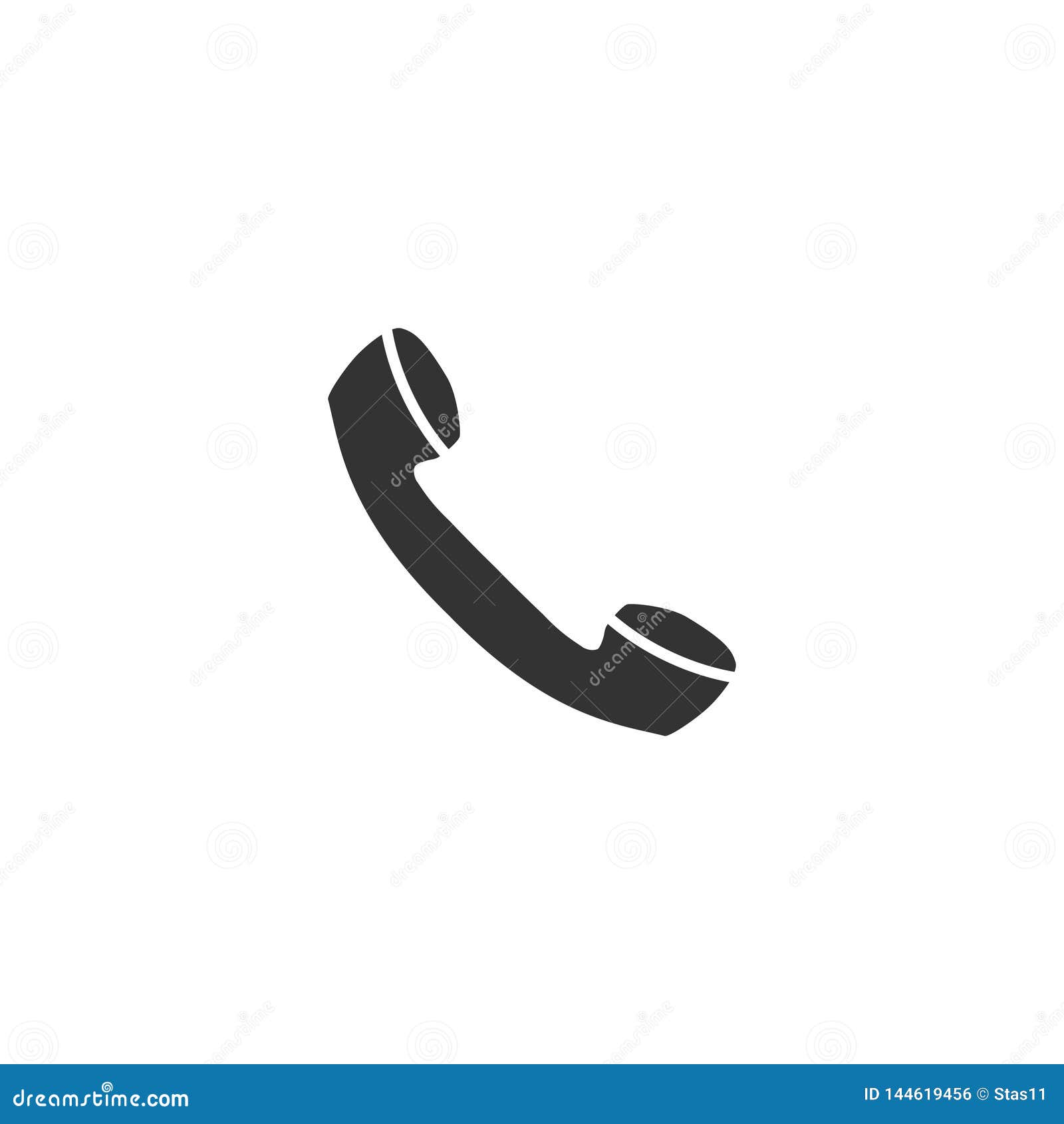 Phone Icon in Simple Design. Vector Illustration Stock Vector ...