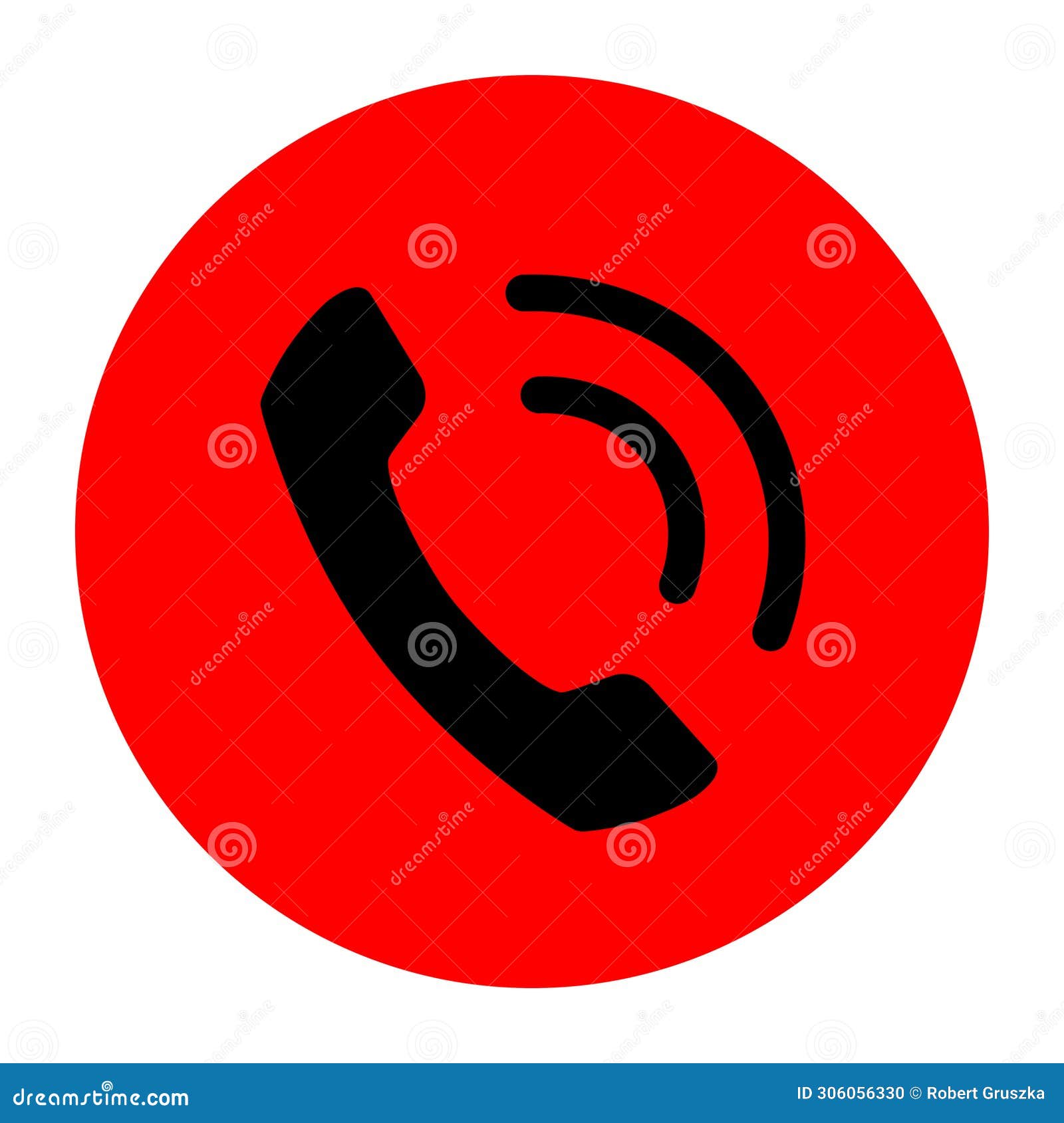 Phone icon stock illustration. Illustration of vector - 306056330