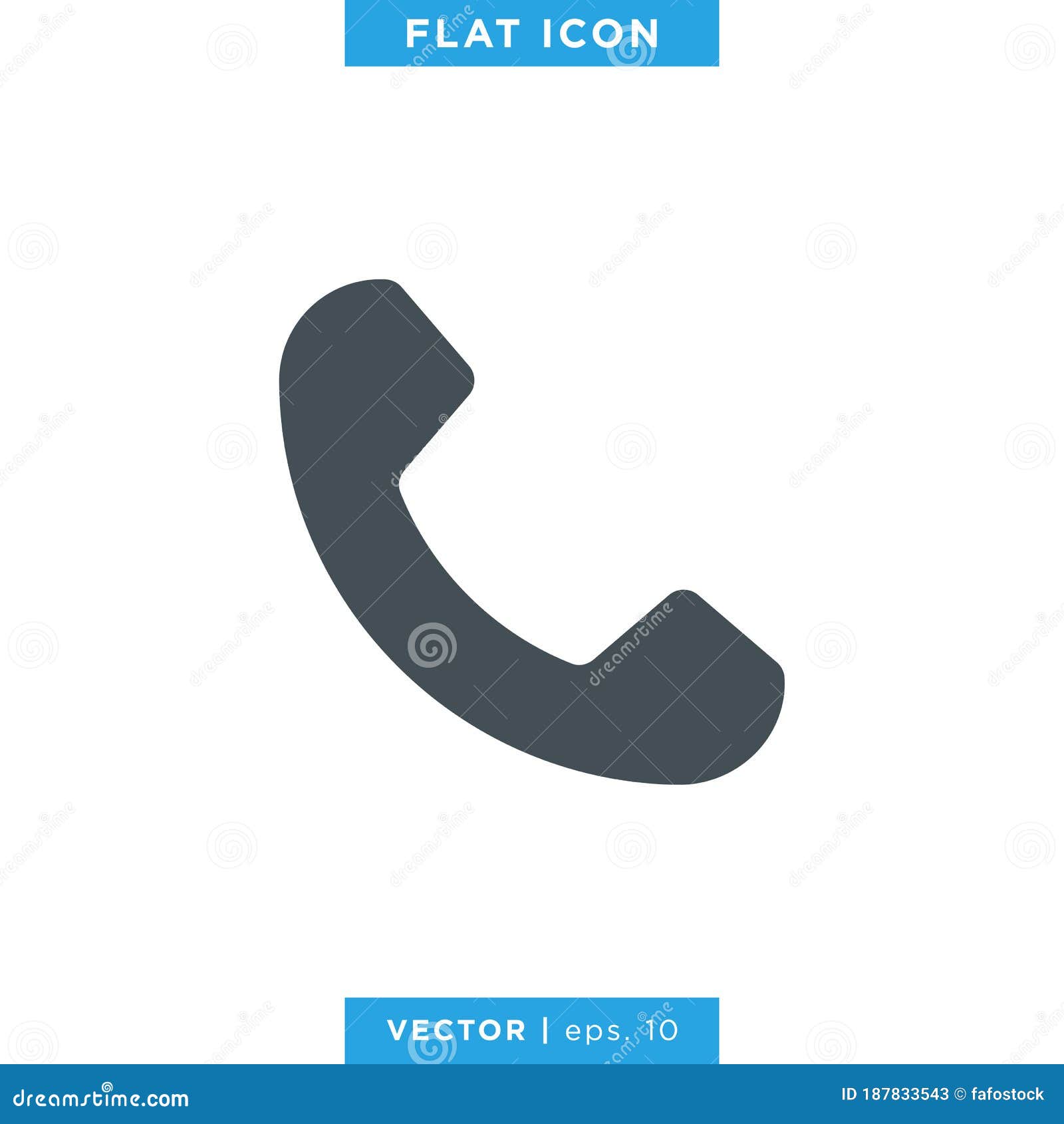 Phone Icon Vector Design Template Stock Vector - Illustration of simple ...