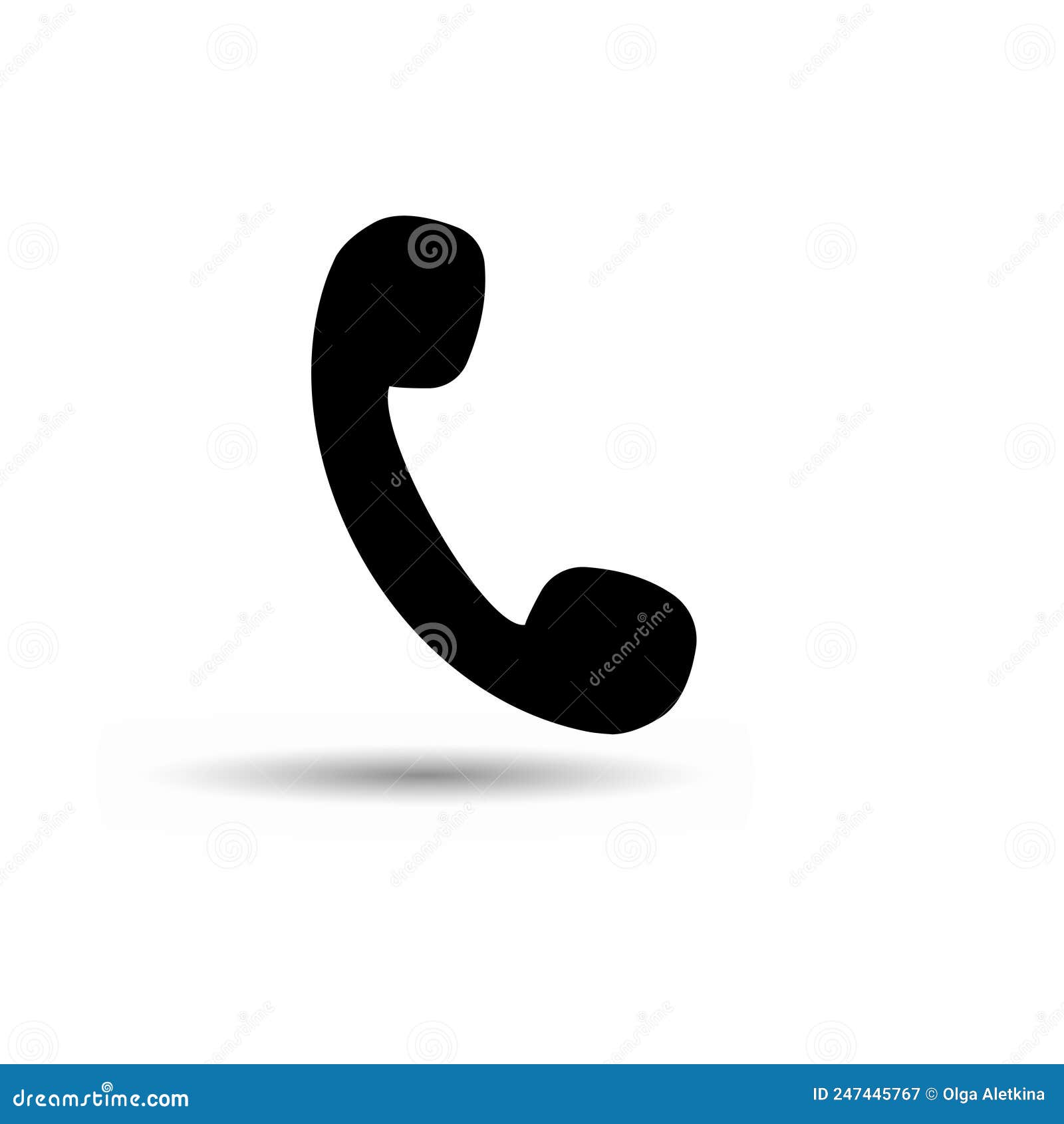 Phone Icon Vector. Telephone Icon Symbol Isolated. Call Icon Stock ...