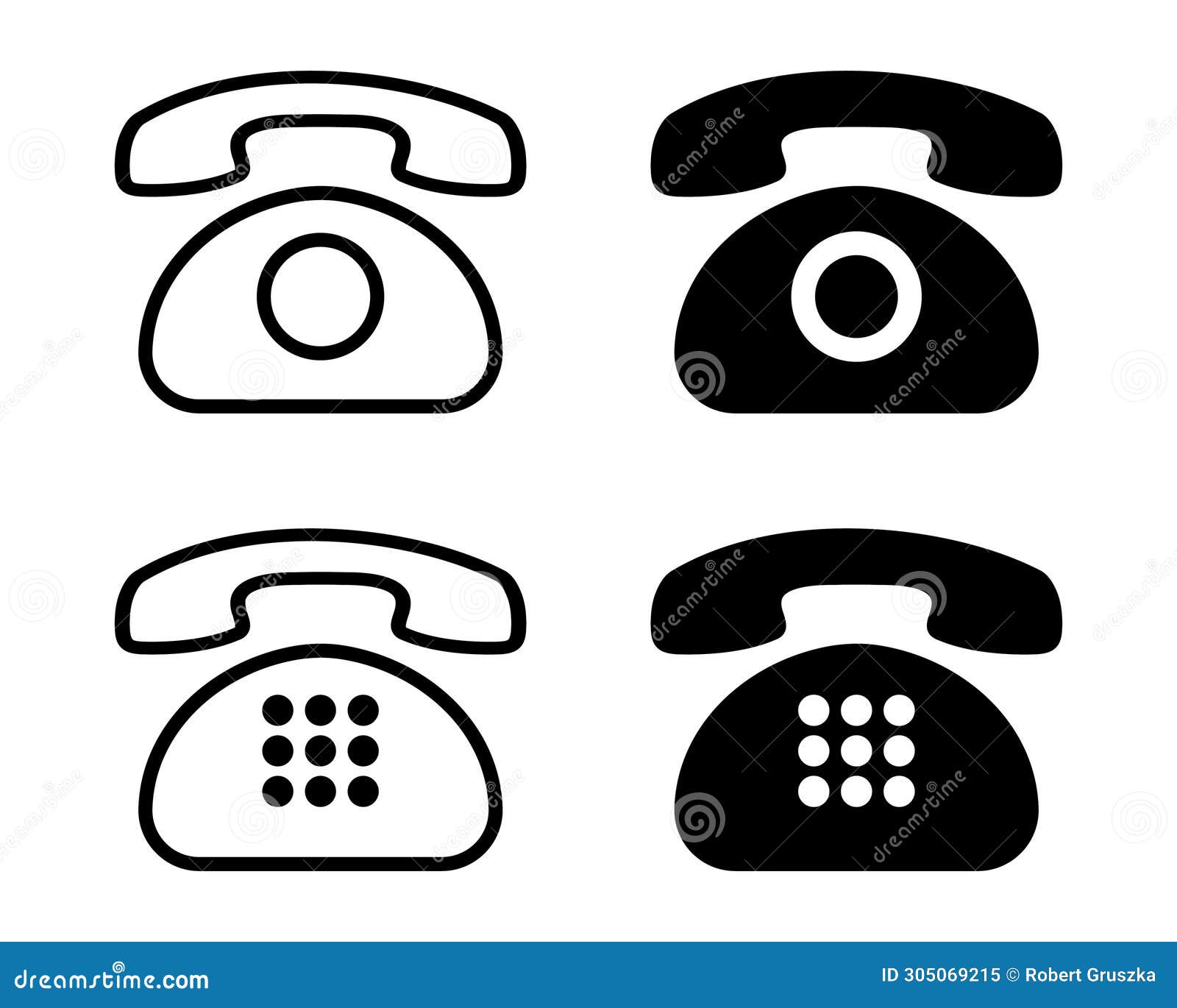 Phone icon stock vector. Illustration of connectivity - 305069215