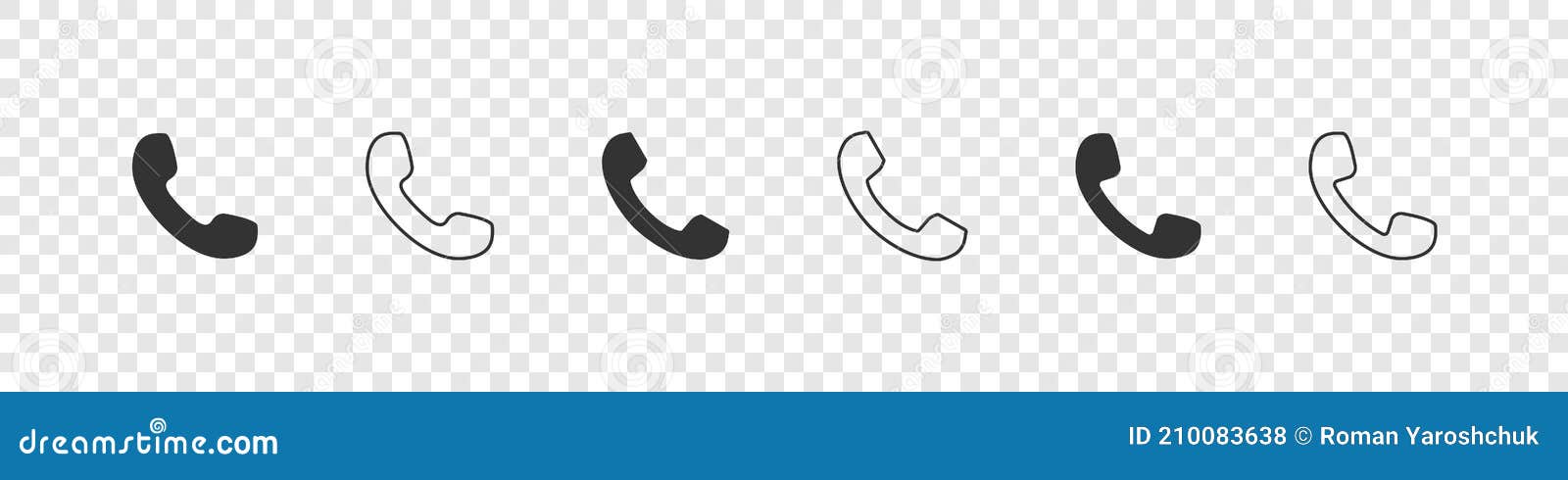 Phone Icons. Call Icons. Answer Call Button or Reset Call Button Stock ...