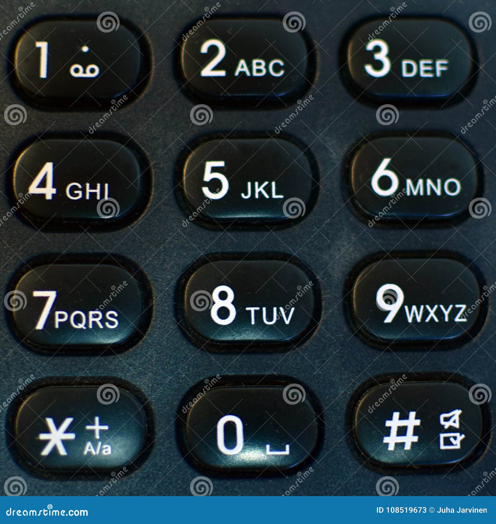 Phone keypad stock image. Image of equipment, dial, button - 108519673
