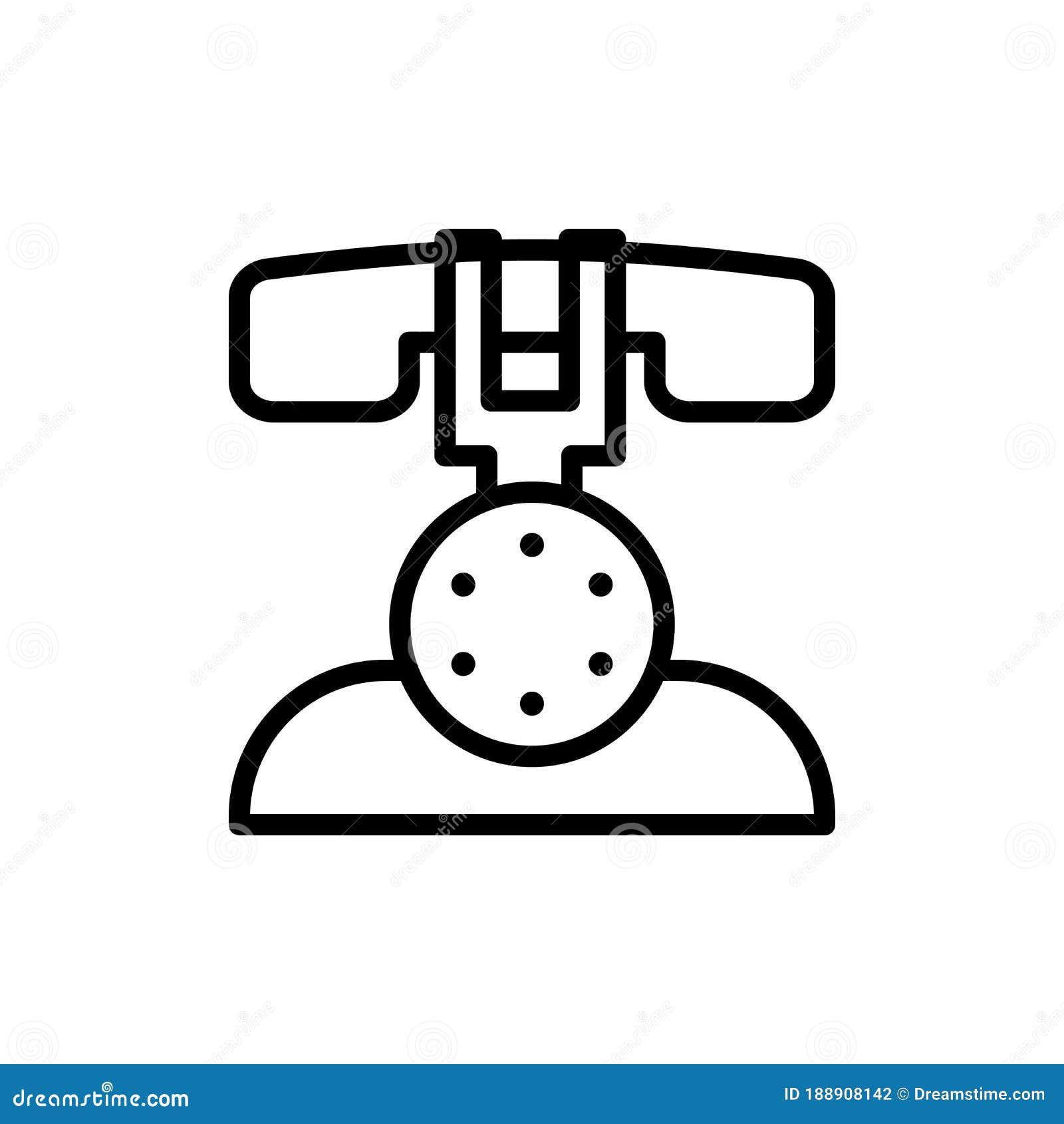 Phone, Landline Icon. Simple Line, Outline Vector Elements of ...