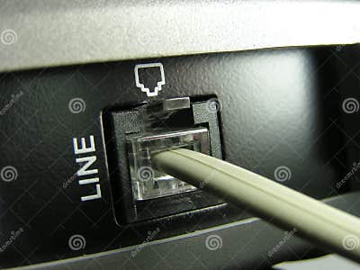 Phone line jack stock photo. Image of modem, subscriber, connection - 8070