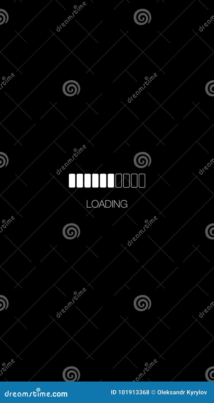 Phone loading icon stock illustration. Illustration of symbol - 101913368