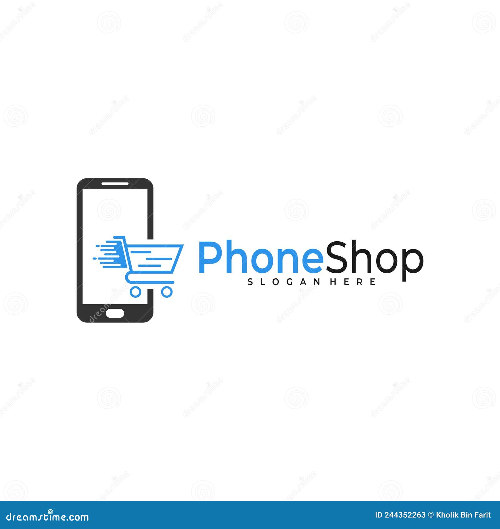 Phone Logo Vector Design Template Stock Vector - Illustration of ...