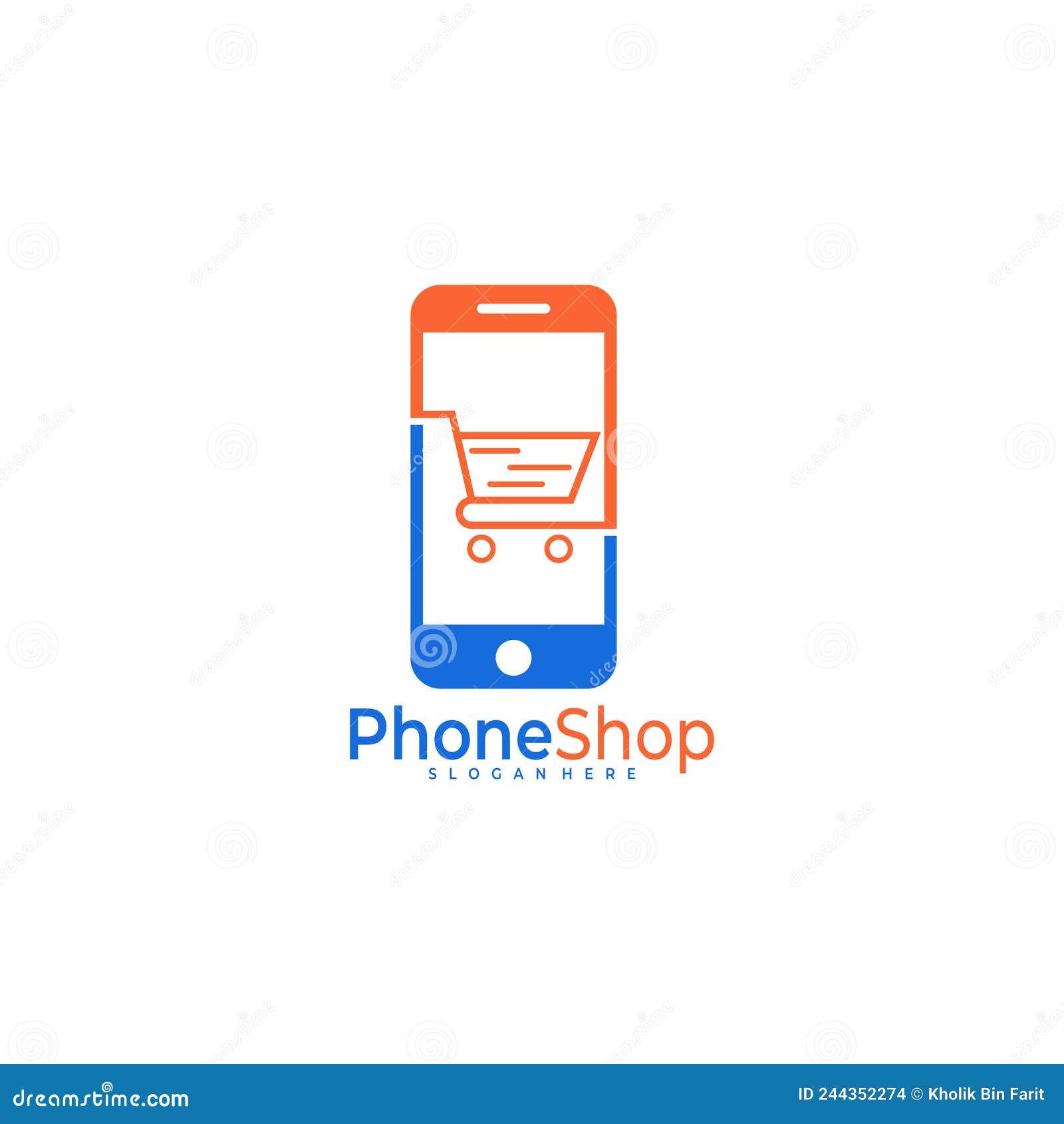 Phone Logo Vector Design Template Stock Vector - Illustration of ...