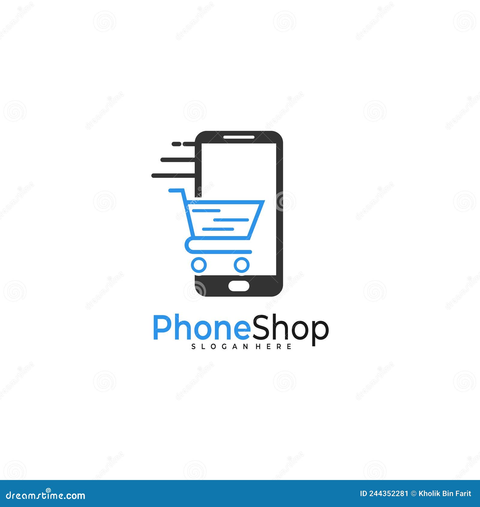 Phone Logo Vector Design Template Stock Vector - Illustration of ...