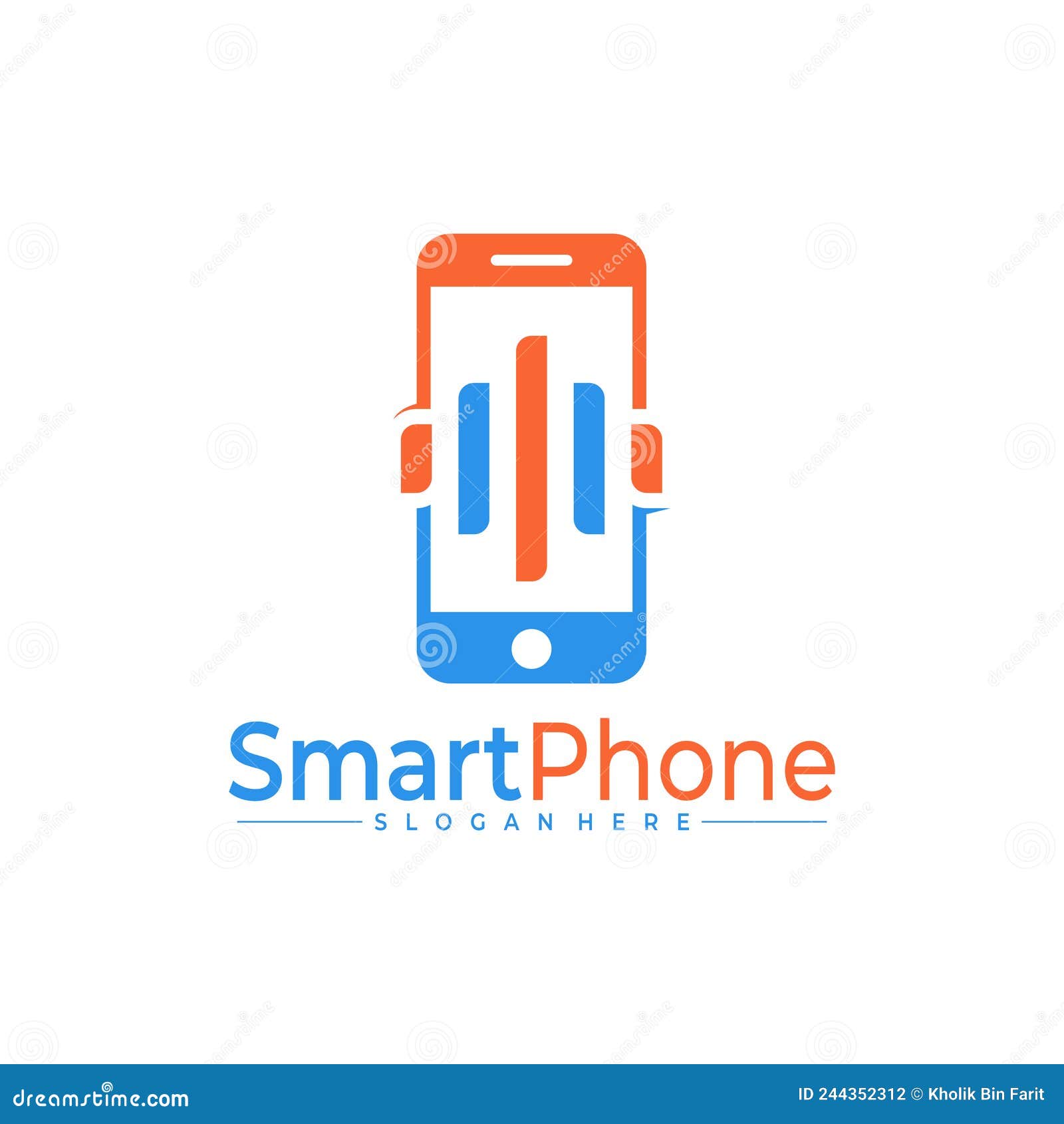 Phone Logo Vector Design Template Stock Vector - Illustration of ...