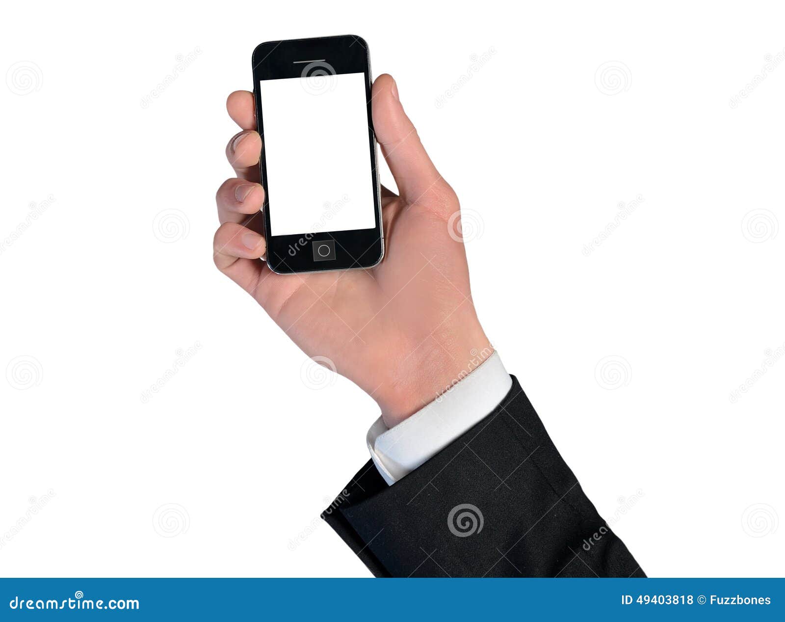 Phone in man hand stock photo. Image of display, digital - 49403818