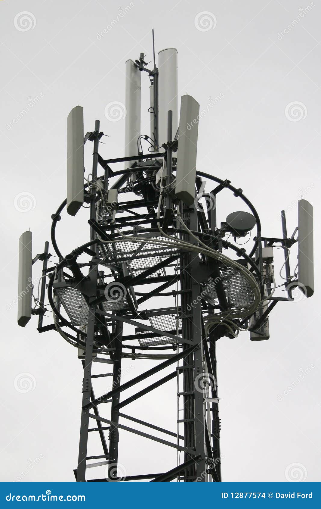 Phone mast stock photo. Image of signal, wireless, dish - 12877574