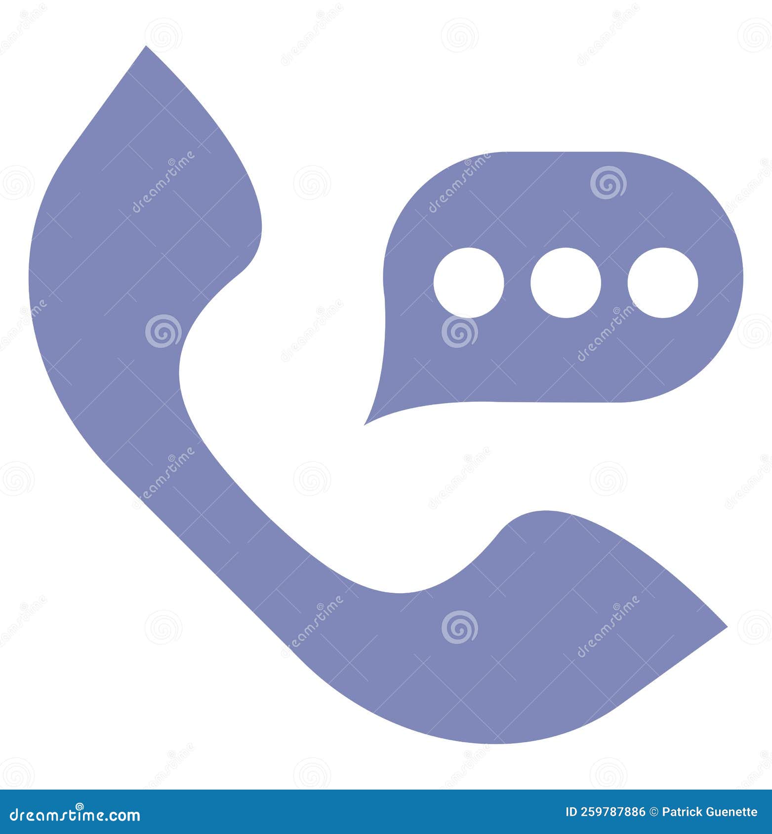 Phone message, icon icon stock vector. Illustration of cell - 259787886