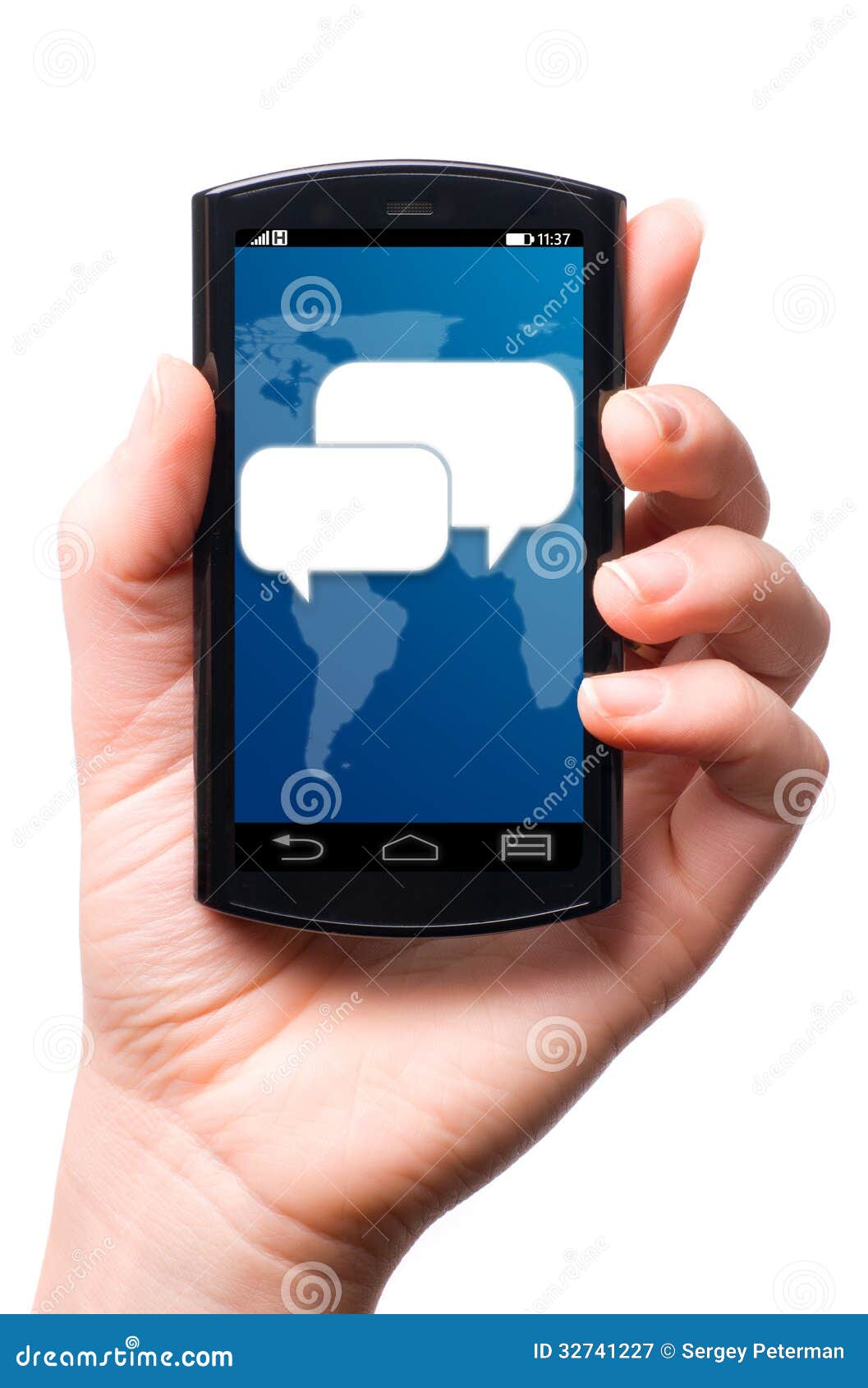 Phone message stock image. Image of modern, abstract - 32741227