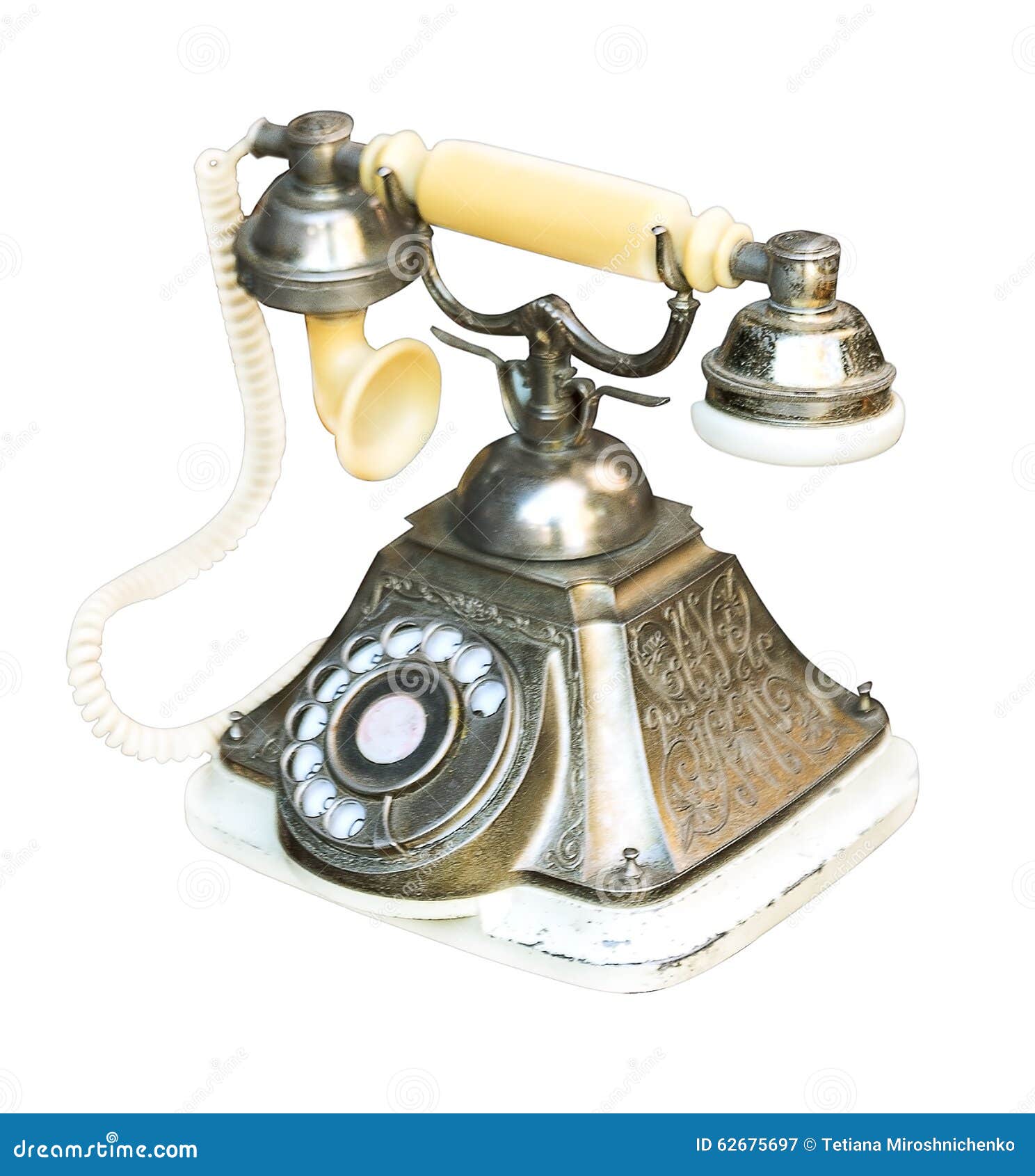 Phone metal retro stock image. Image of business, cord - 62675697