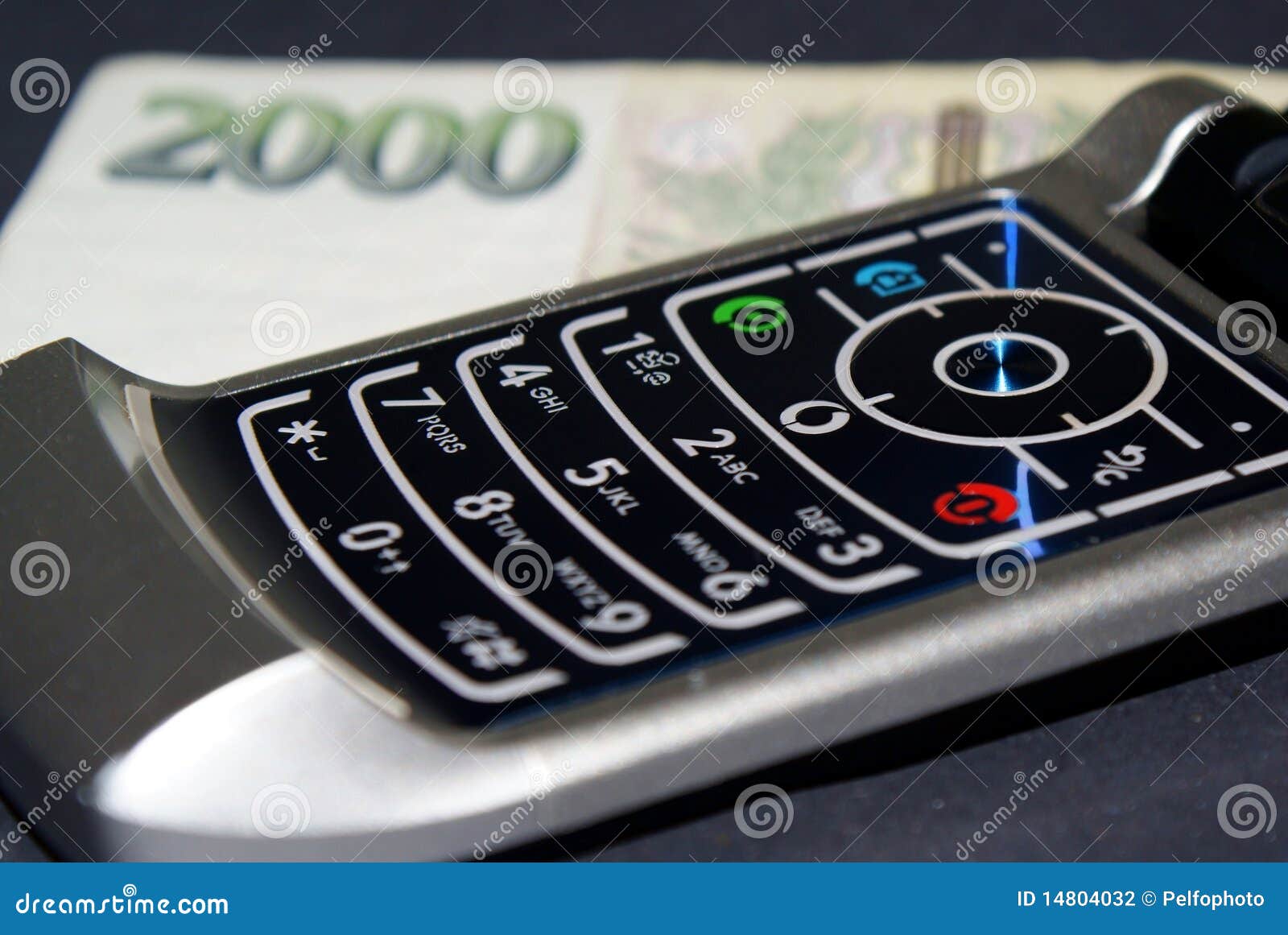 Phone and money. stock photo. Image of czech, money, numbers - 14804032
