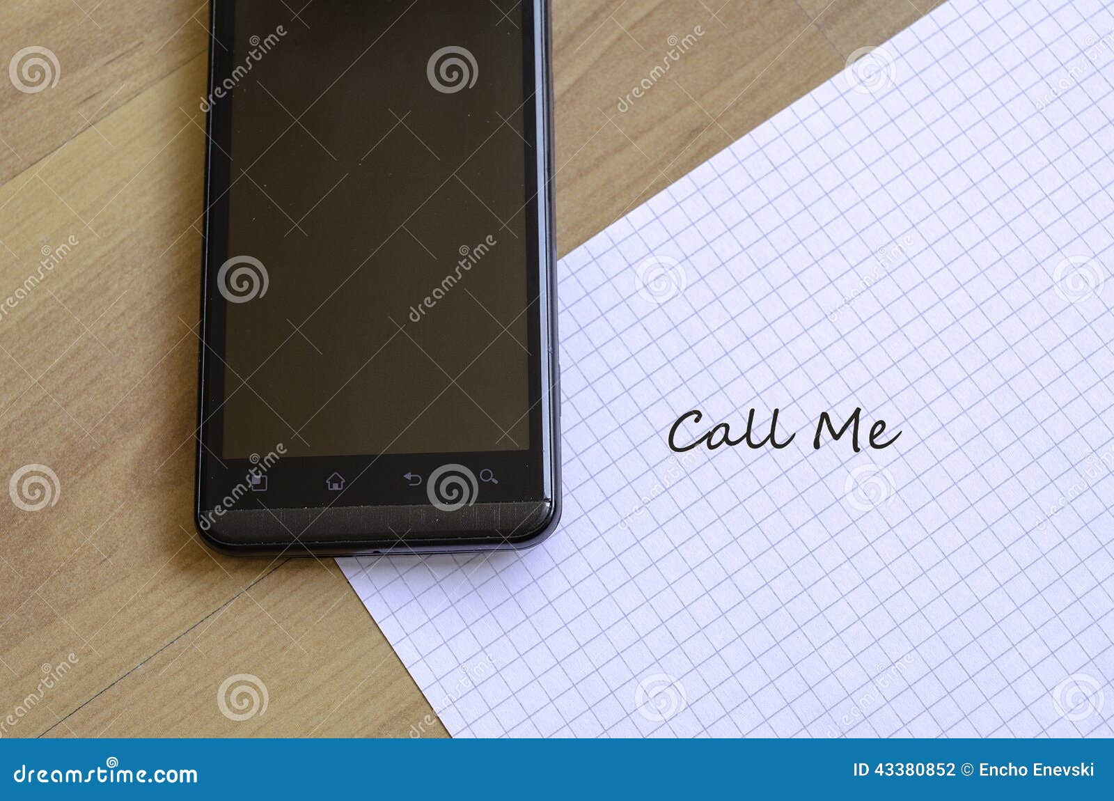 Phone and notepad stock photo. Image of communication - 43380852