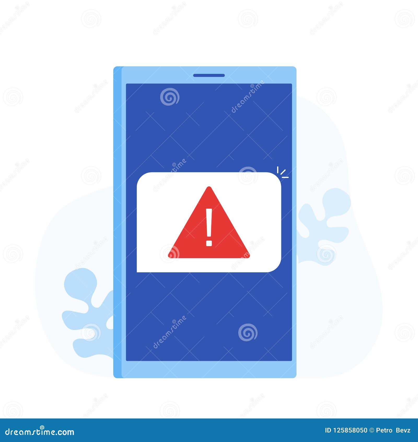 Phone Notifications, New Message Received Concepts. Stock Vector ...