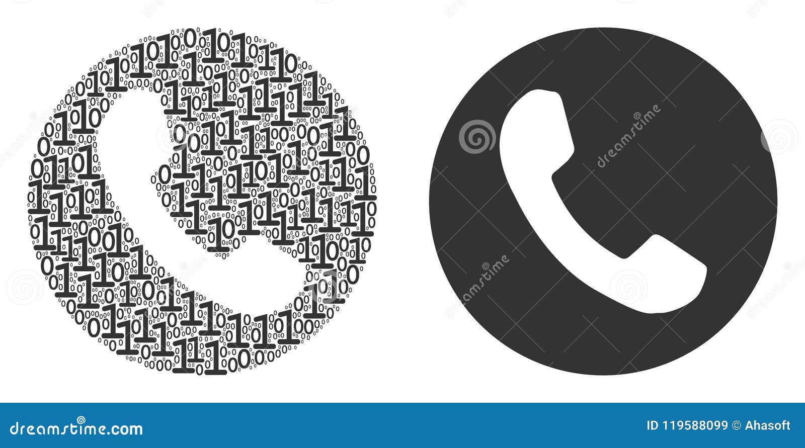 Phone Number Composition of Binary Digits Stock Vector - Illustration ... Phone Number Composition of Binary Digits Stock Vector - Illustration ...