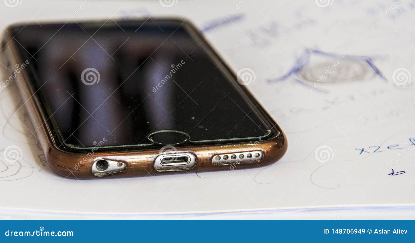 Phone old stock image. Image of isolated, books, iphone - 148706949