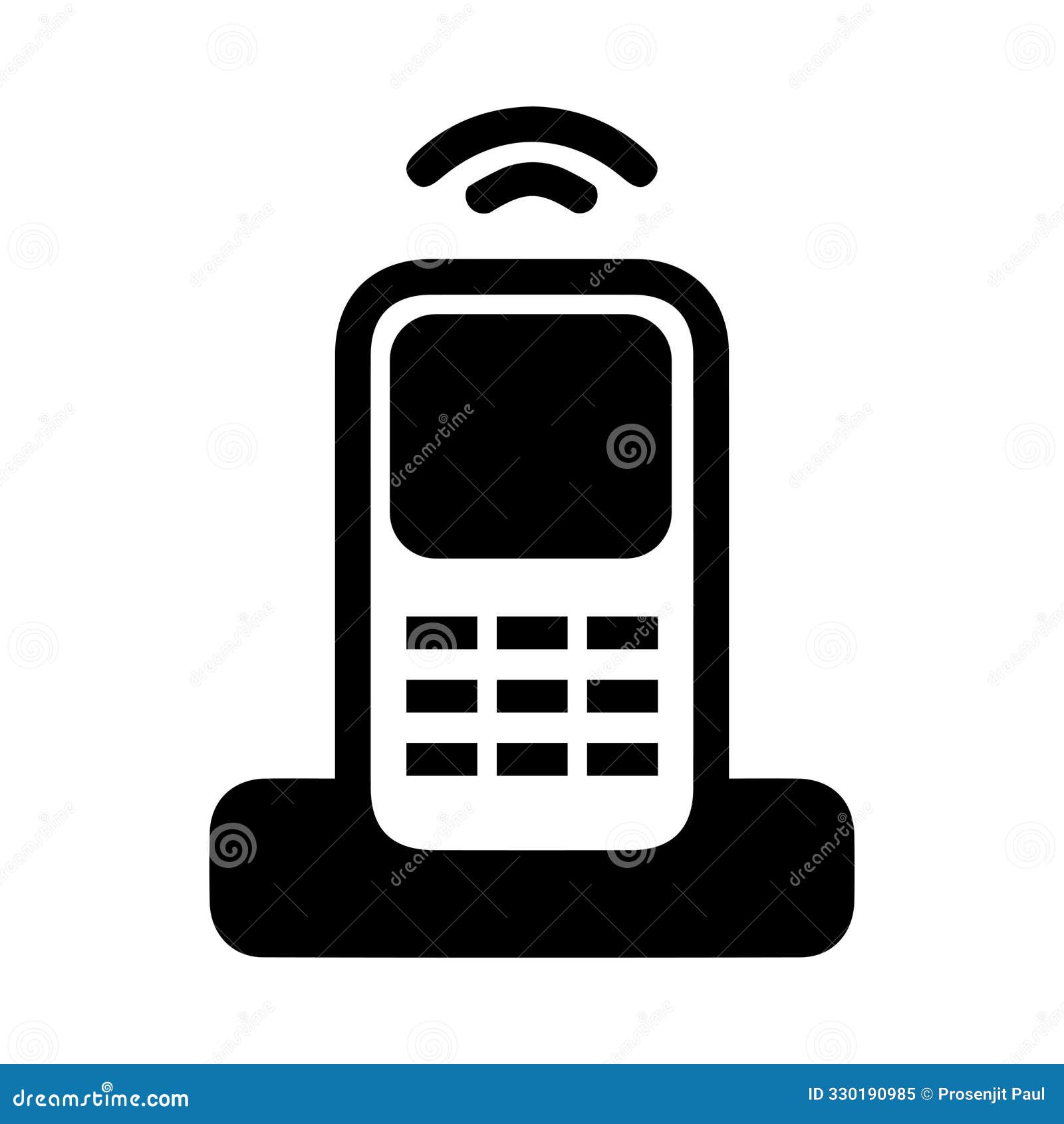 Phone, Old Phone, Office Phone, Desk Phone Icon Stock Vector ...
