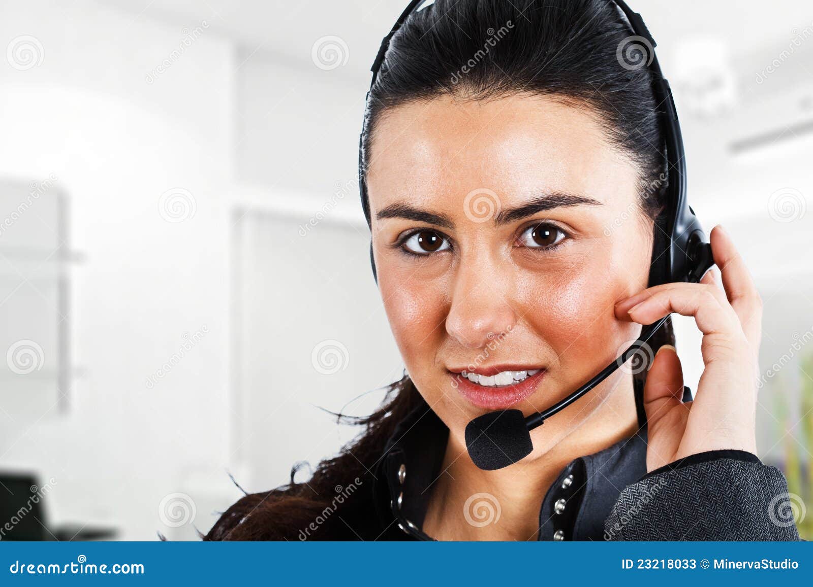 Phone operator stock image. Image of beautiful, environment - 23218033