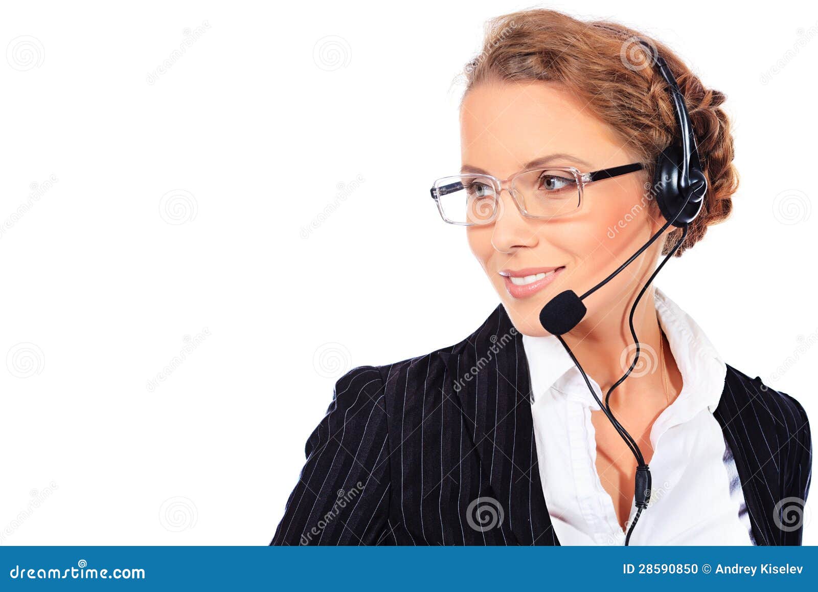 Phone operator stock photo. Image of business, customer - 28590850