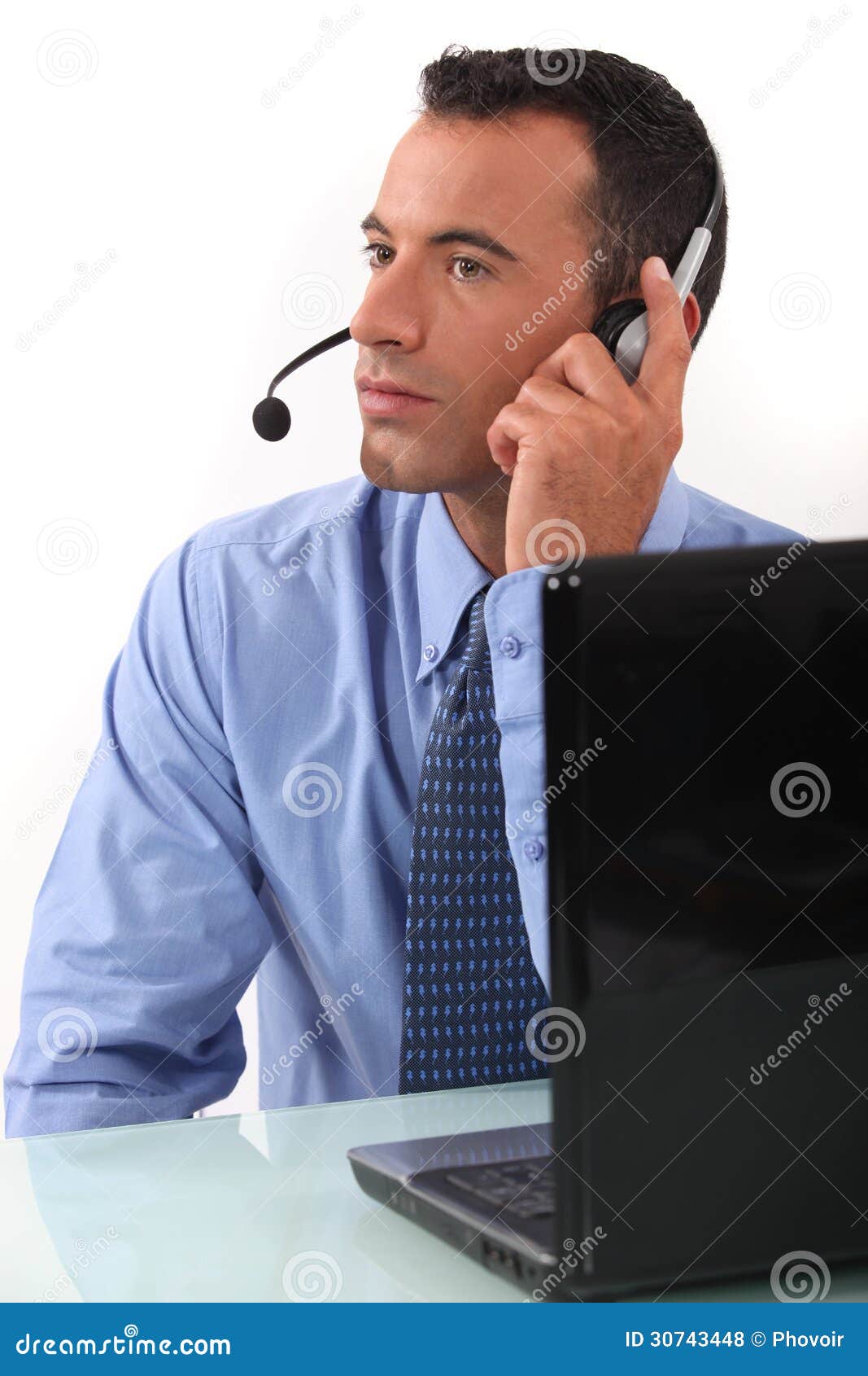 Phone operator stock photo. Image of ears, nice, gesture - 30743448