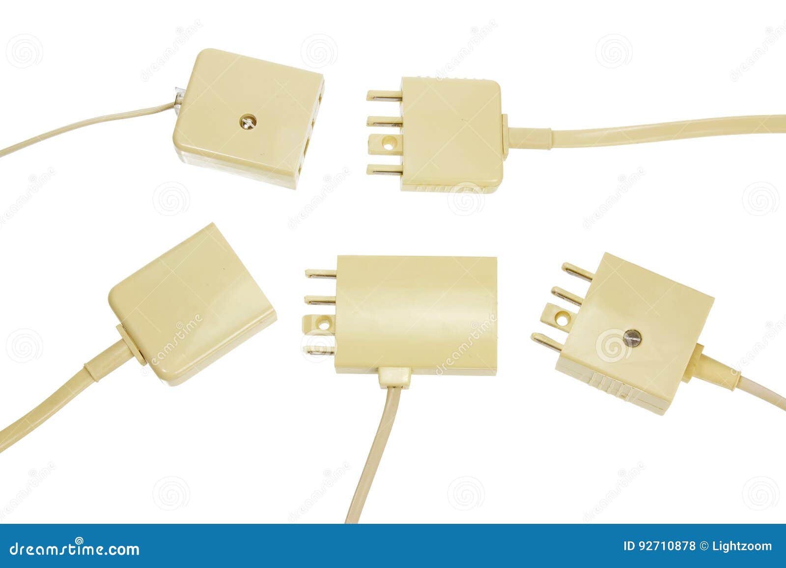 Phone Plugs stock photo. Image of converters, connectors - 92710878