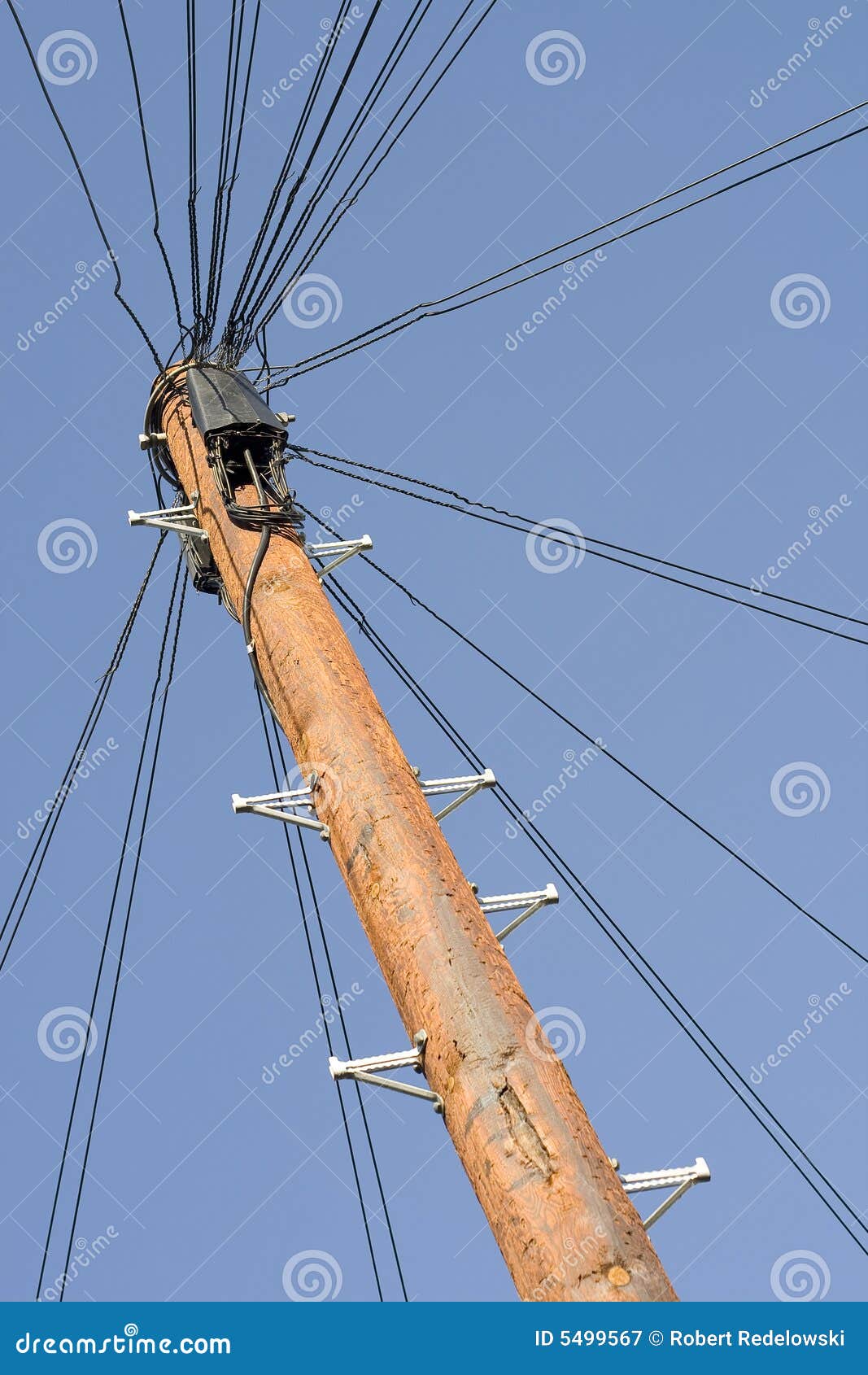 Phone pole stock image. Image of architecture, telegraph - 5499567