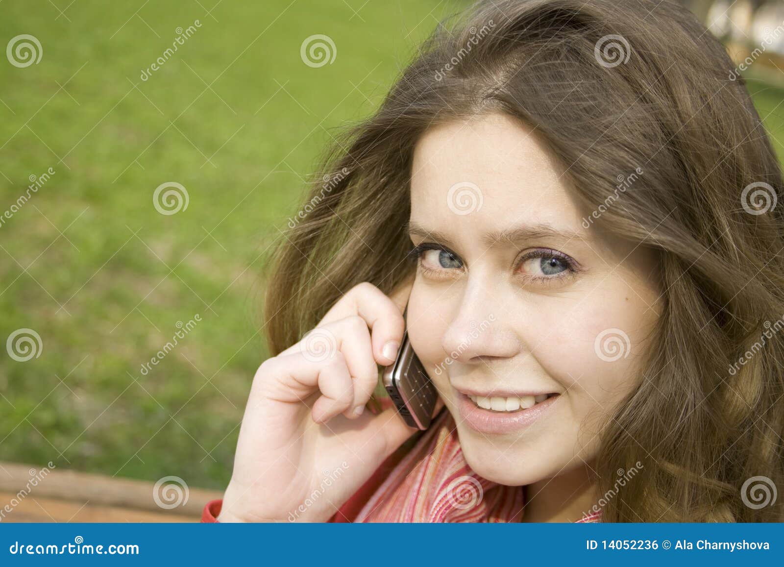 Phone Portrait stock photo. Image of mobile, beautiful - 14052236