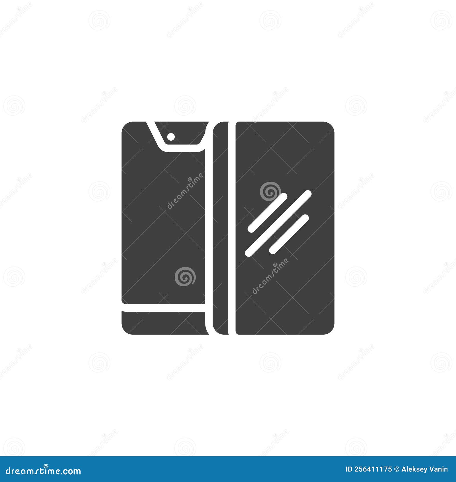Phone Protector Case Vector Icon Stock Vector - Illustration of ...