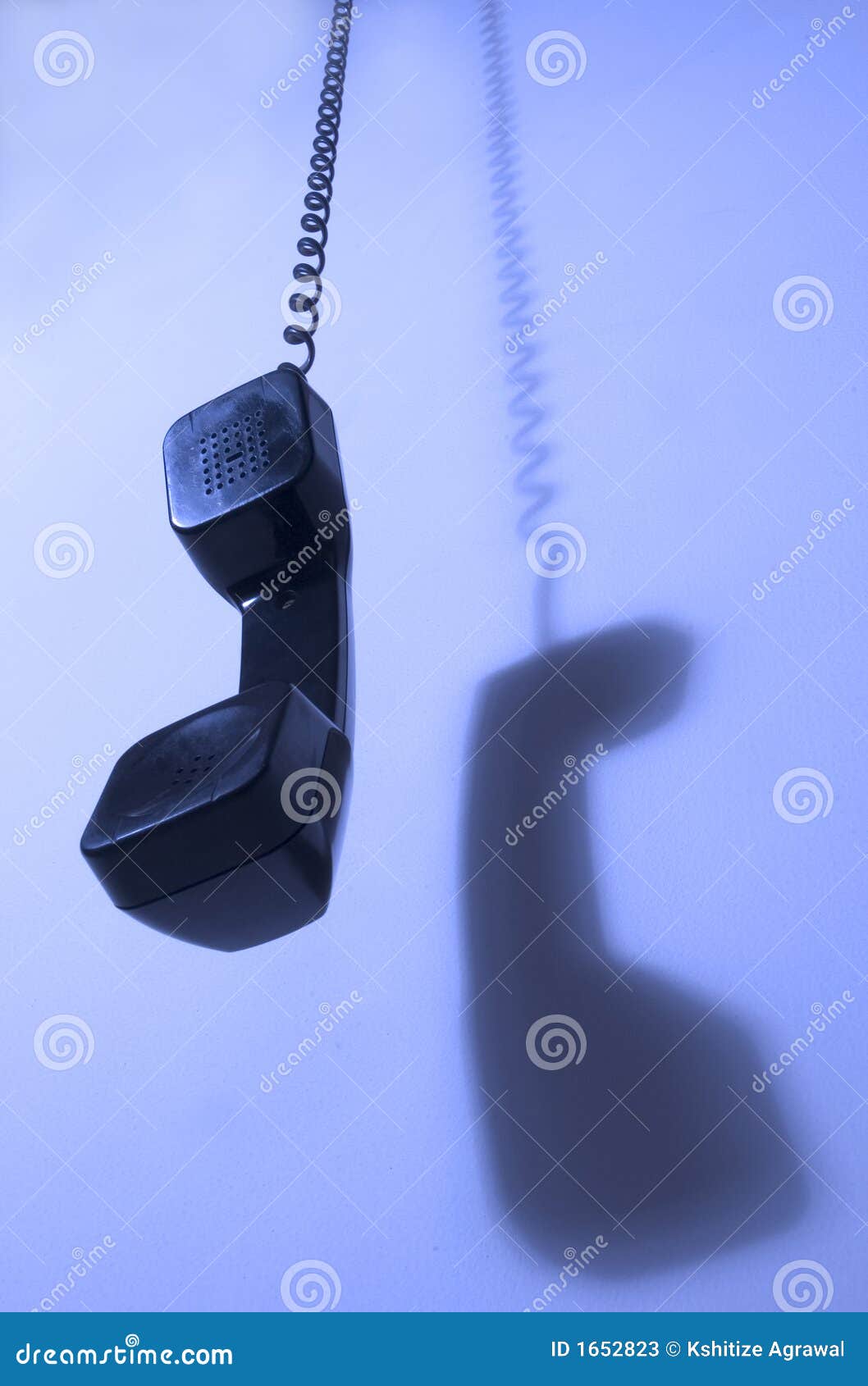 Phone receiver stock image. Image of phone, dial, isolated - 1652823