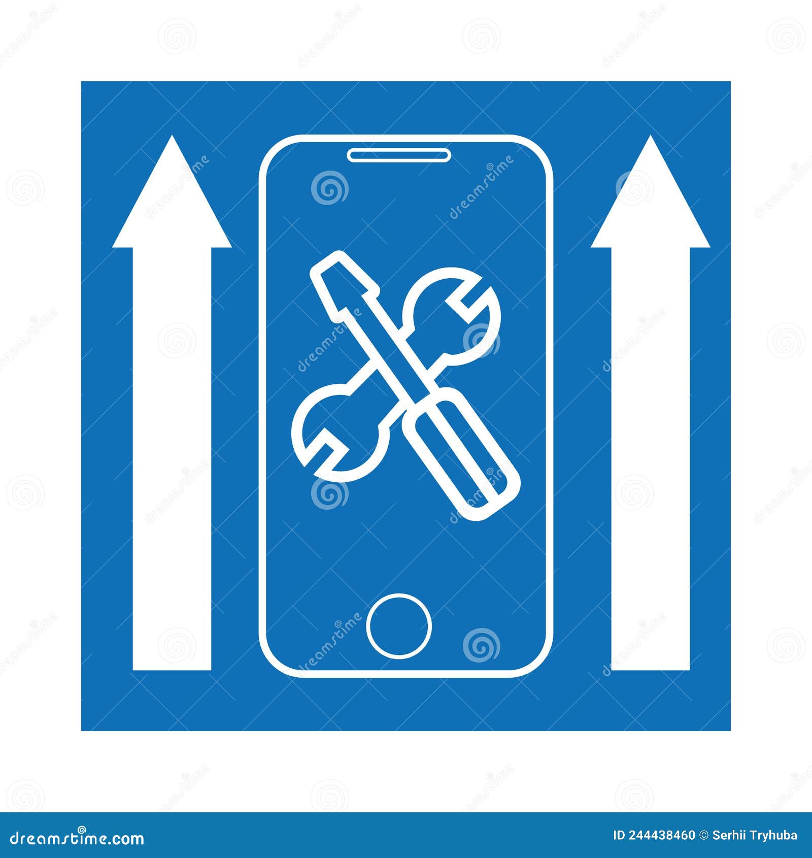 Phone Repair Icon. One of Many Web Icons, Pointer Icon Stock Vector ...