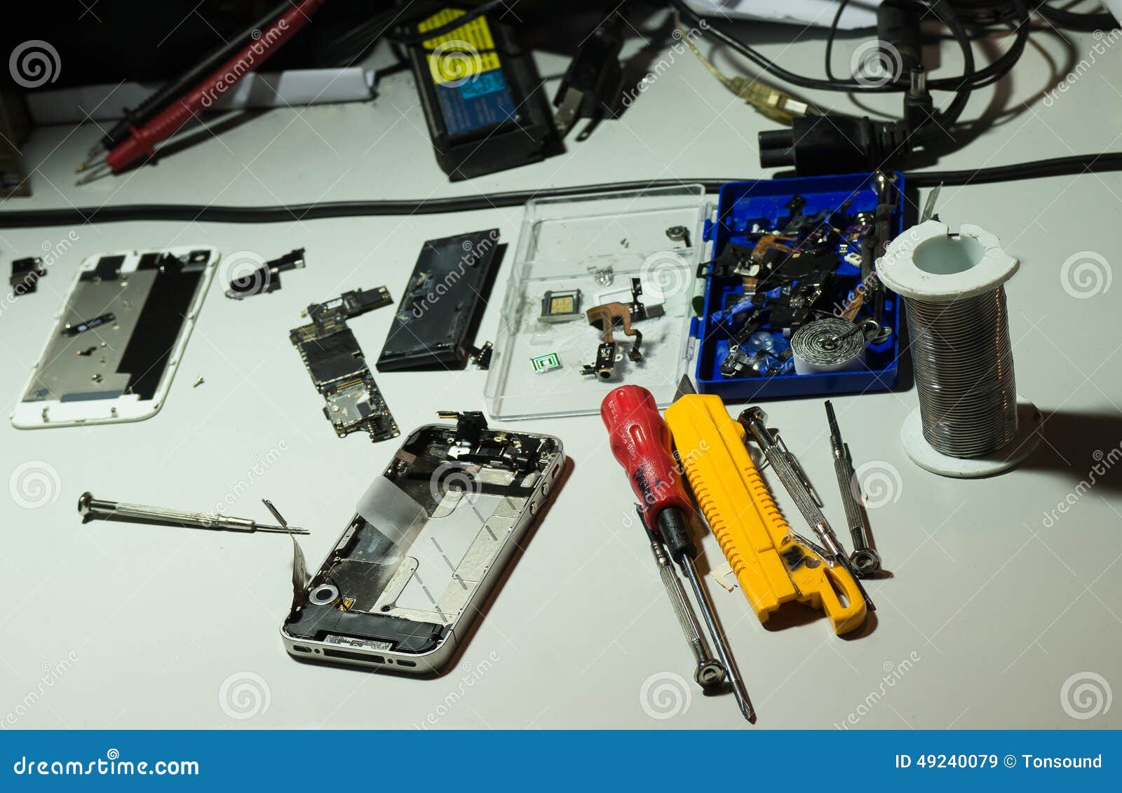 Phone repair stock image. Image of pollution, technical - 49240079