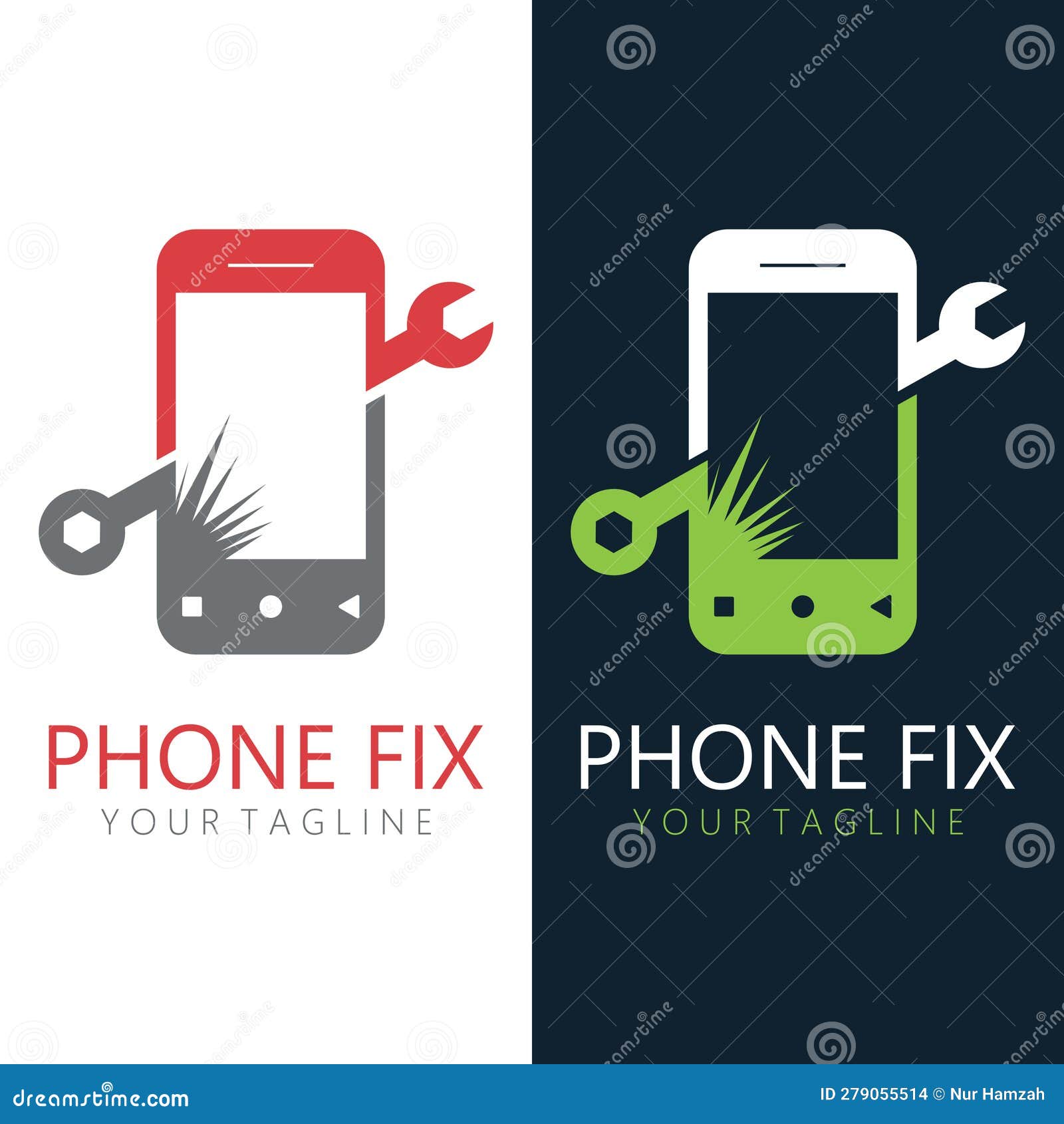 Phone Repair Service Logo Template Stock Vector - Illustration of ...