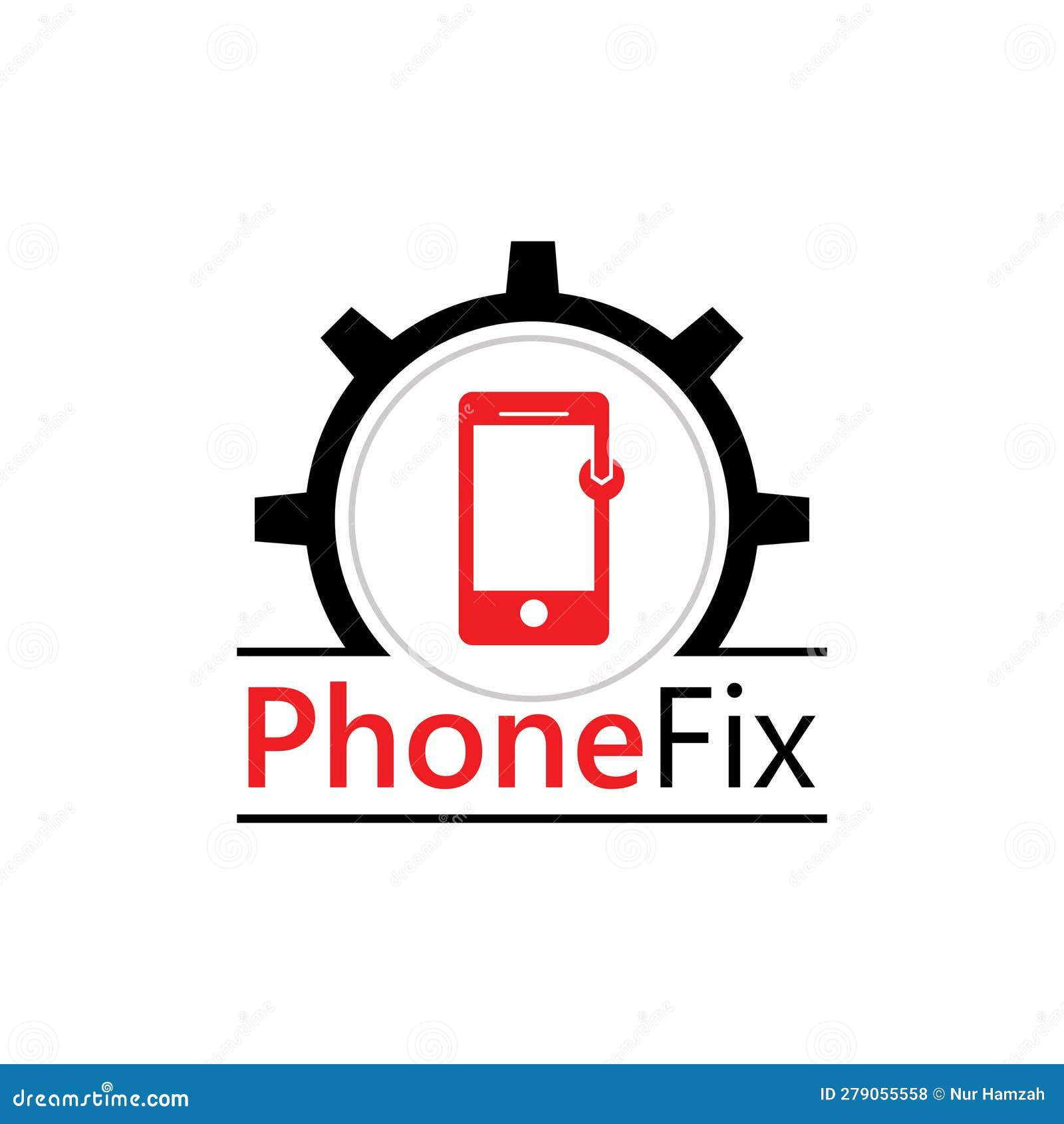 Phone Repair Service Logo Template Stock Vector - Illustration of ...