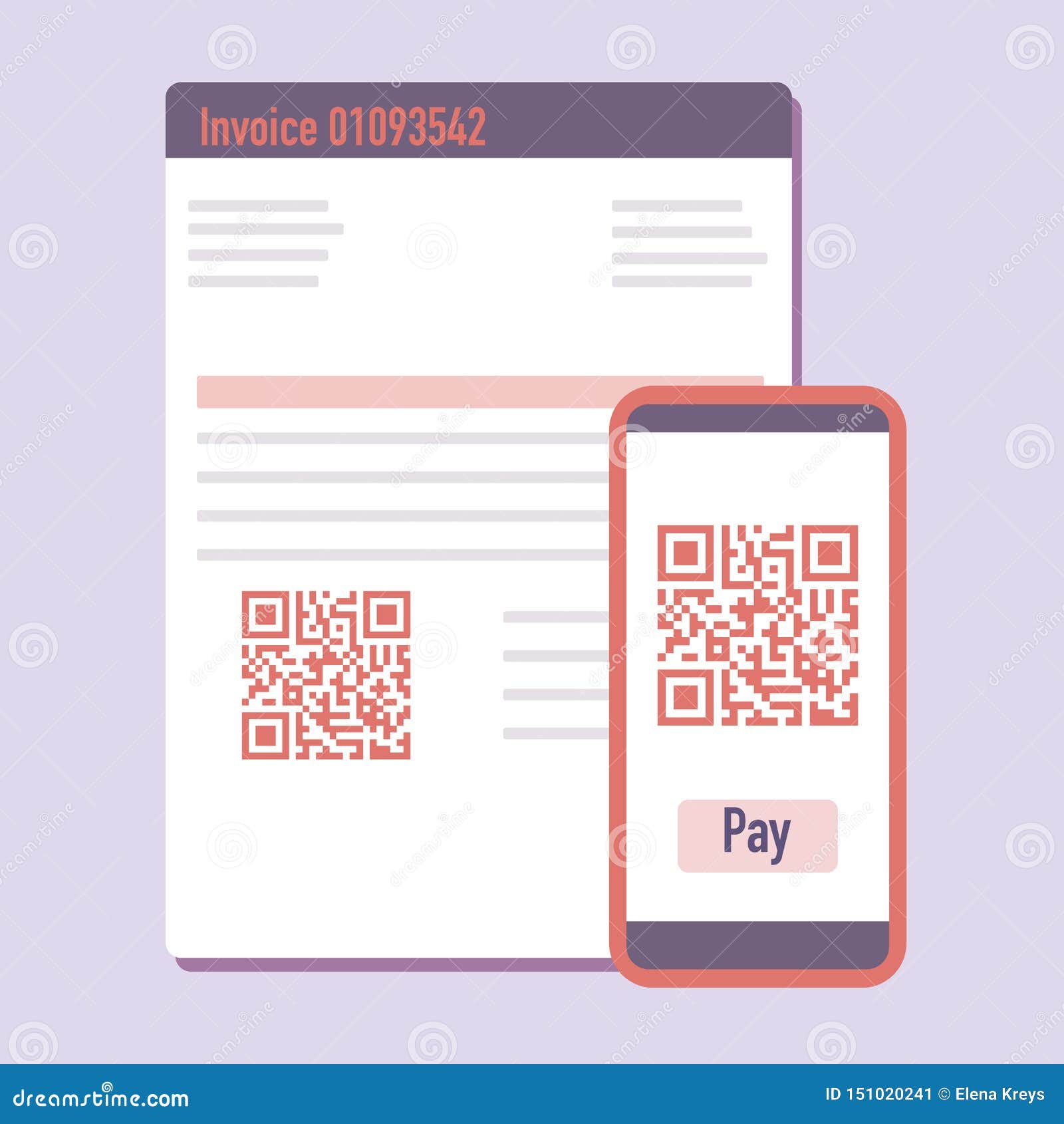 Phone Scan Qr Code for Payment Invoice. Vector Editorial Photo ... Phone Scan Qr Code for Payment Invoice. Vector Editorial Photo ...