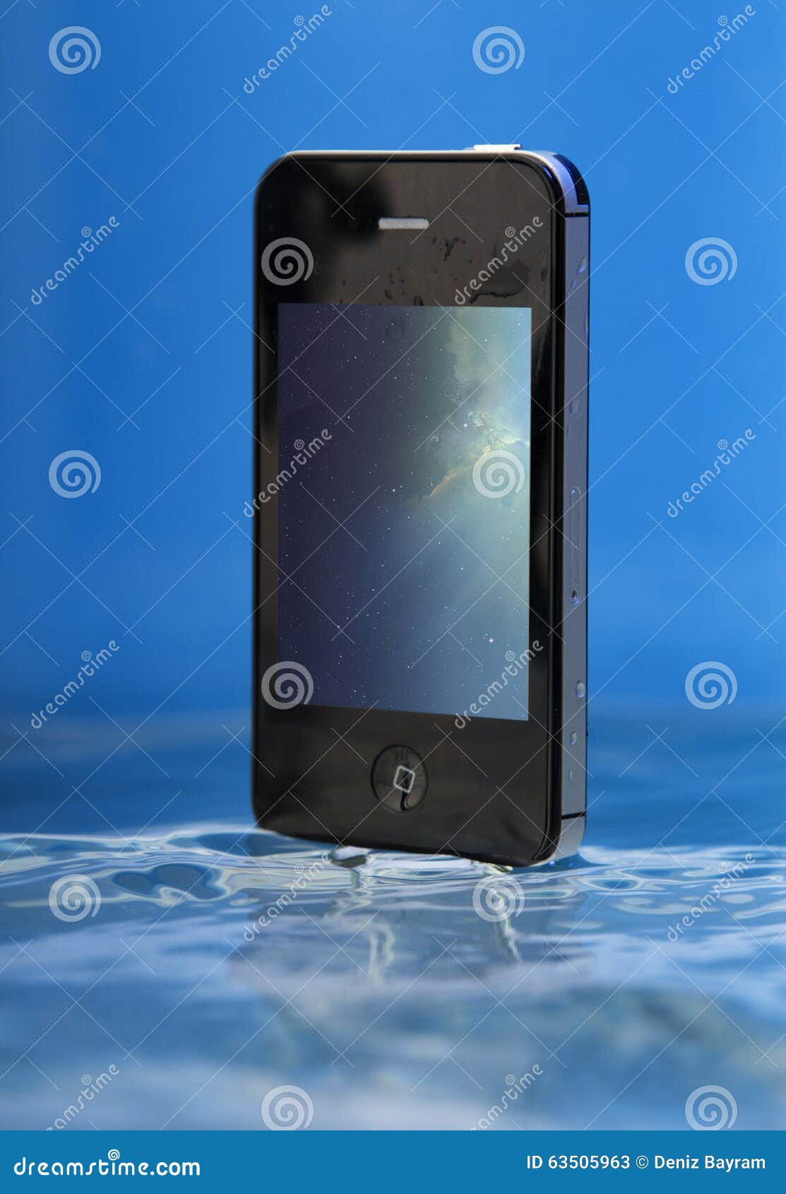 Phone on the sea editorial stock photo. Image of telephone - 63505963