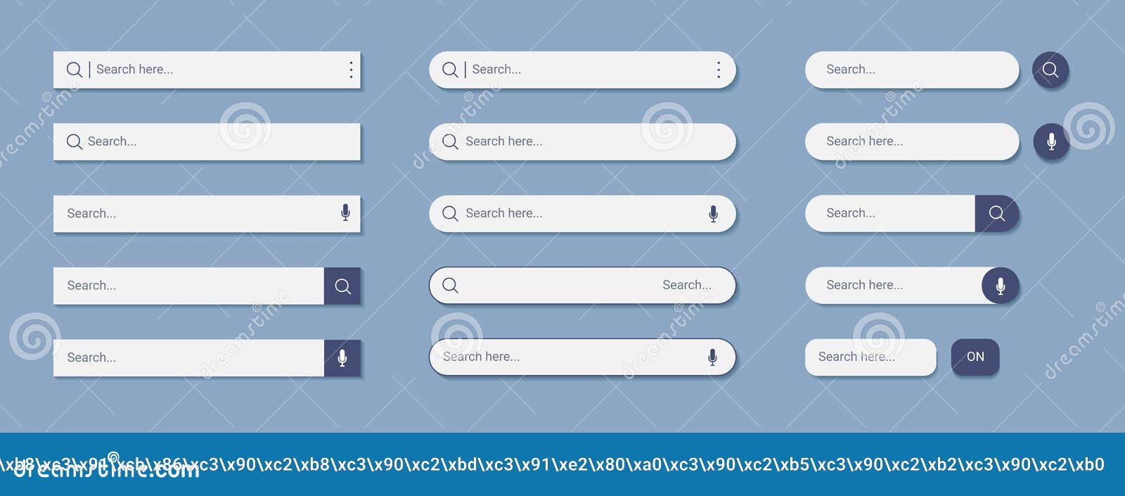 Phone Search Bar. Internet Finding Form with Button and Link. Website UI. Cursor in Online ...