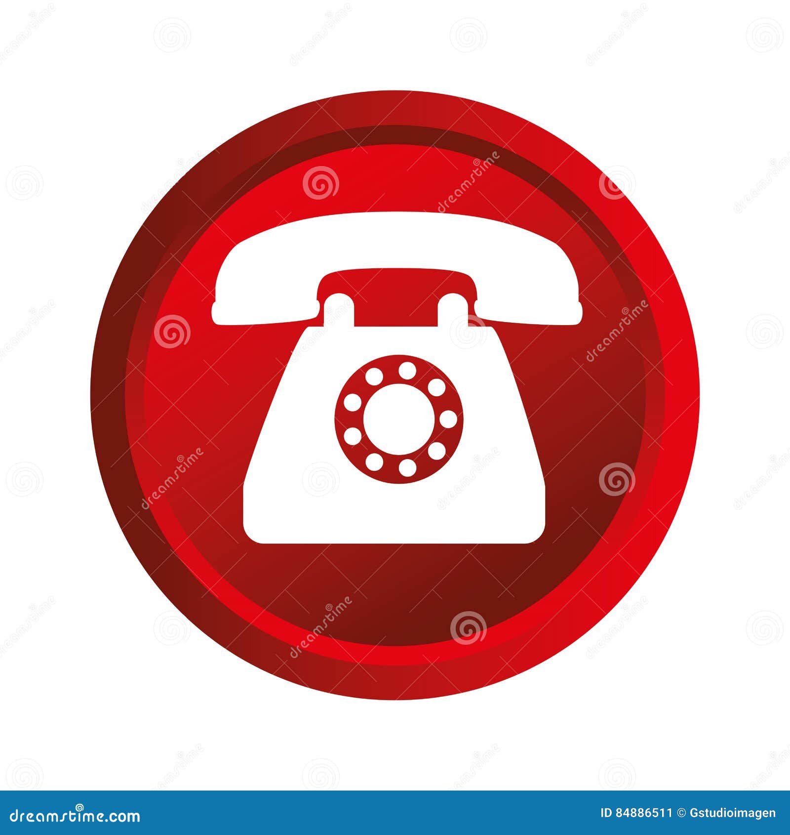 Phone service button icon stock illustration. Illustration of element ...